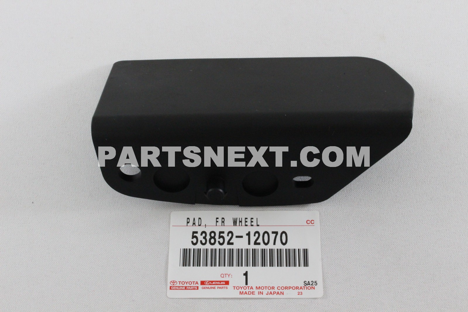 Toyota :: 53852-12070 PAD, FRONT WHEEL OPENING EXTENSION, LH