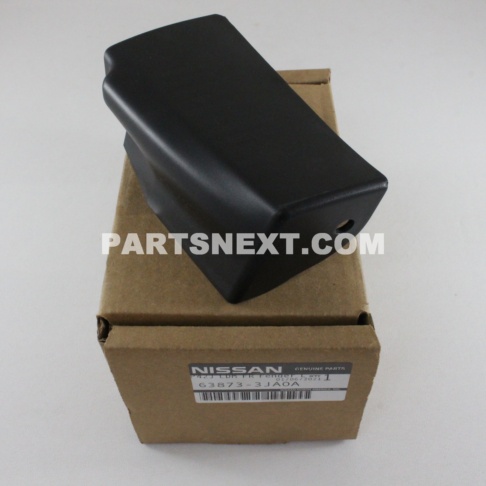 Nissan :: 63873-3JA0A MOULDING-FRONT FENDER,LH