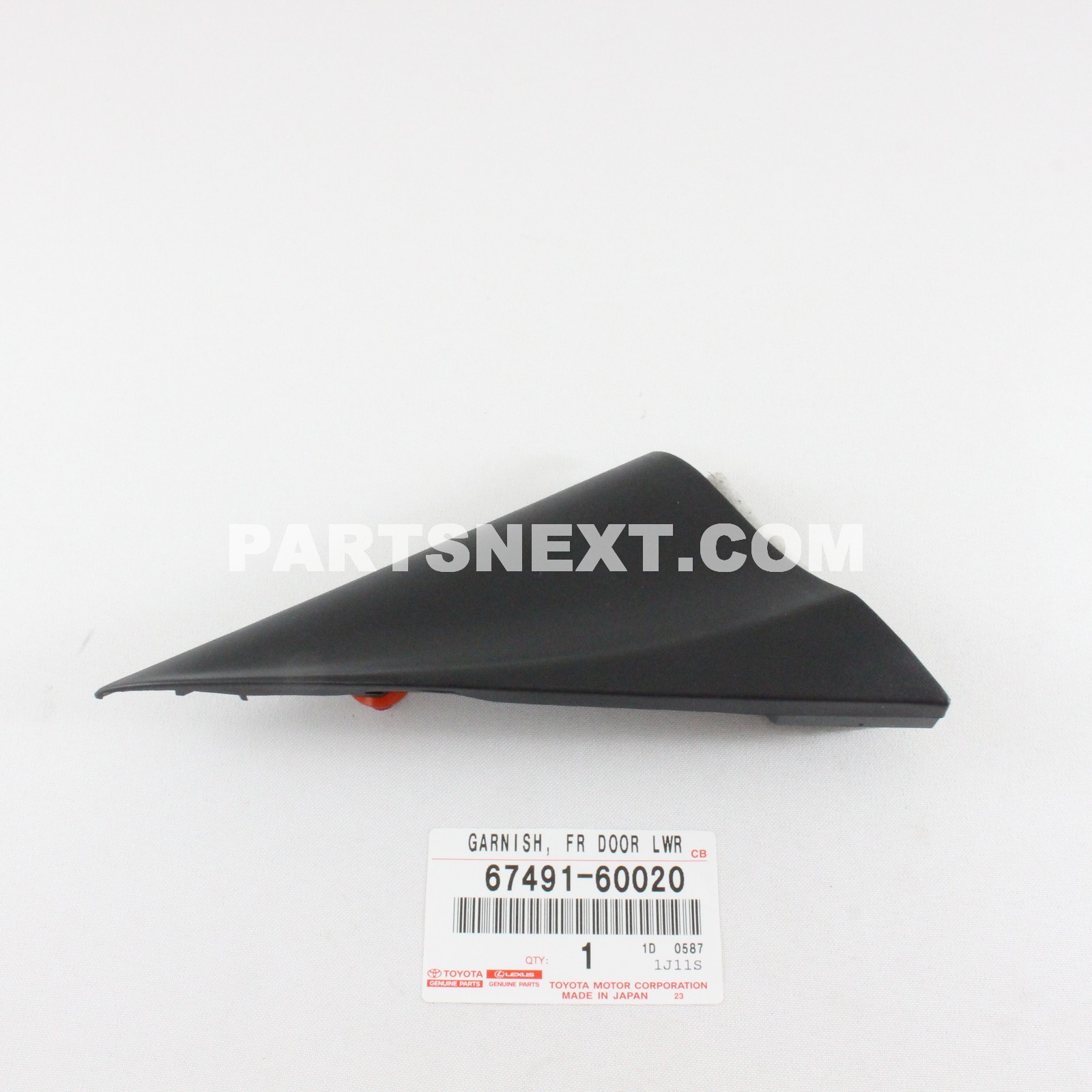 Toyota :: 67491-60020 GARNISH, FRONT DOOR LOWER FRAME BRACKET, RH