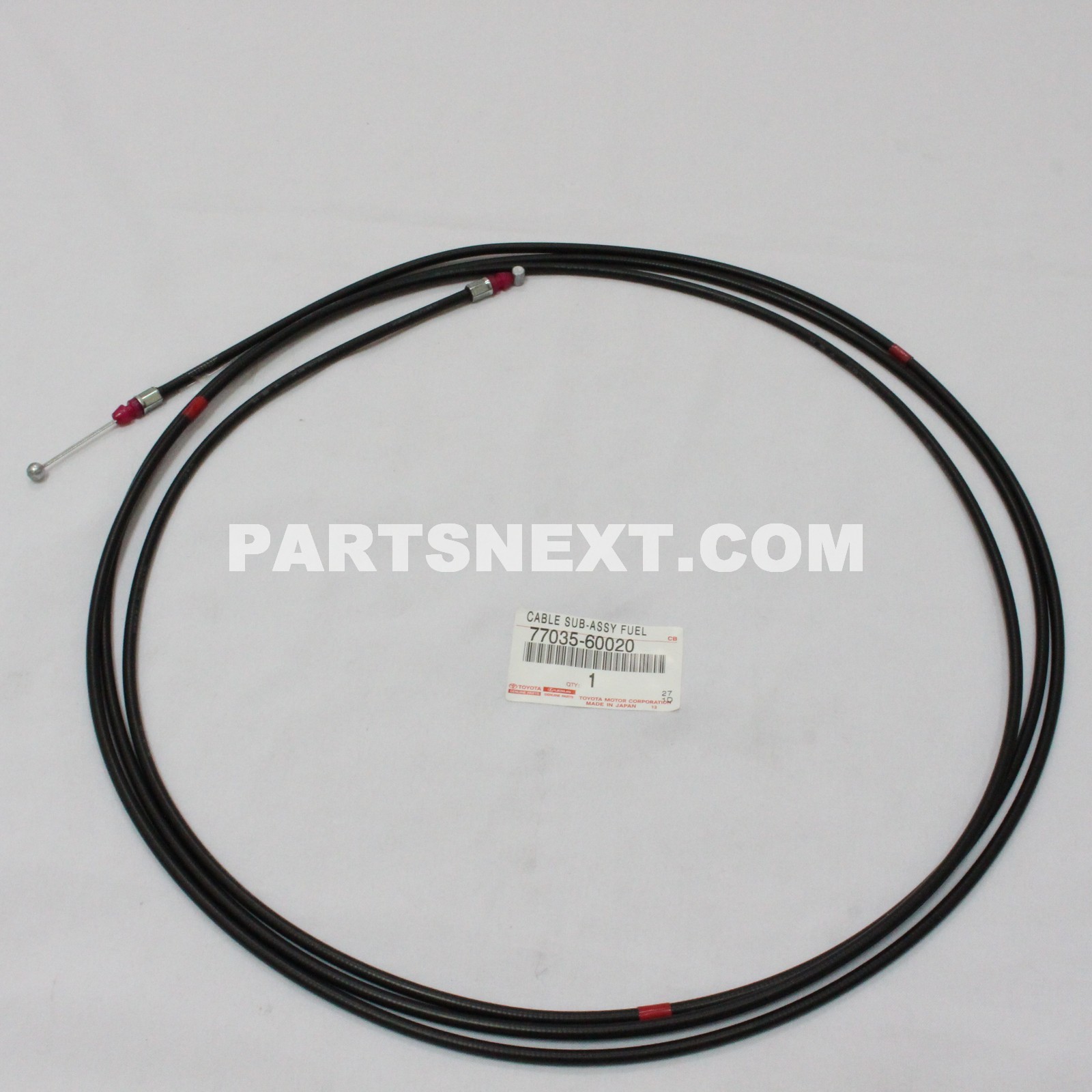 Toyota :: 77035-60020 CABLE SUB-ASSY, FUEL LID LOCK CONTROL