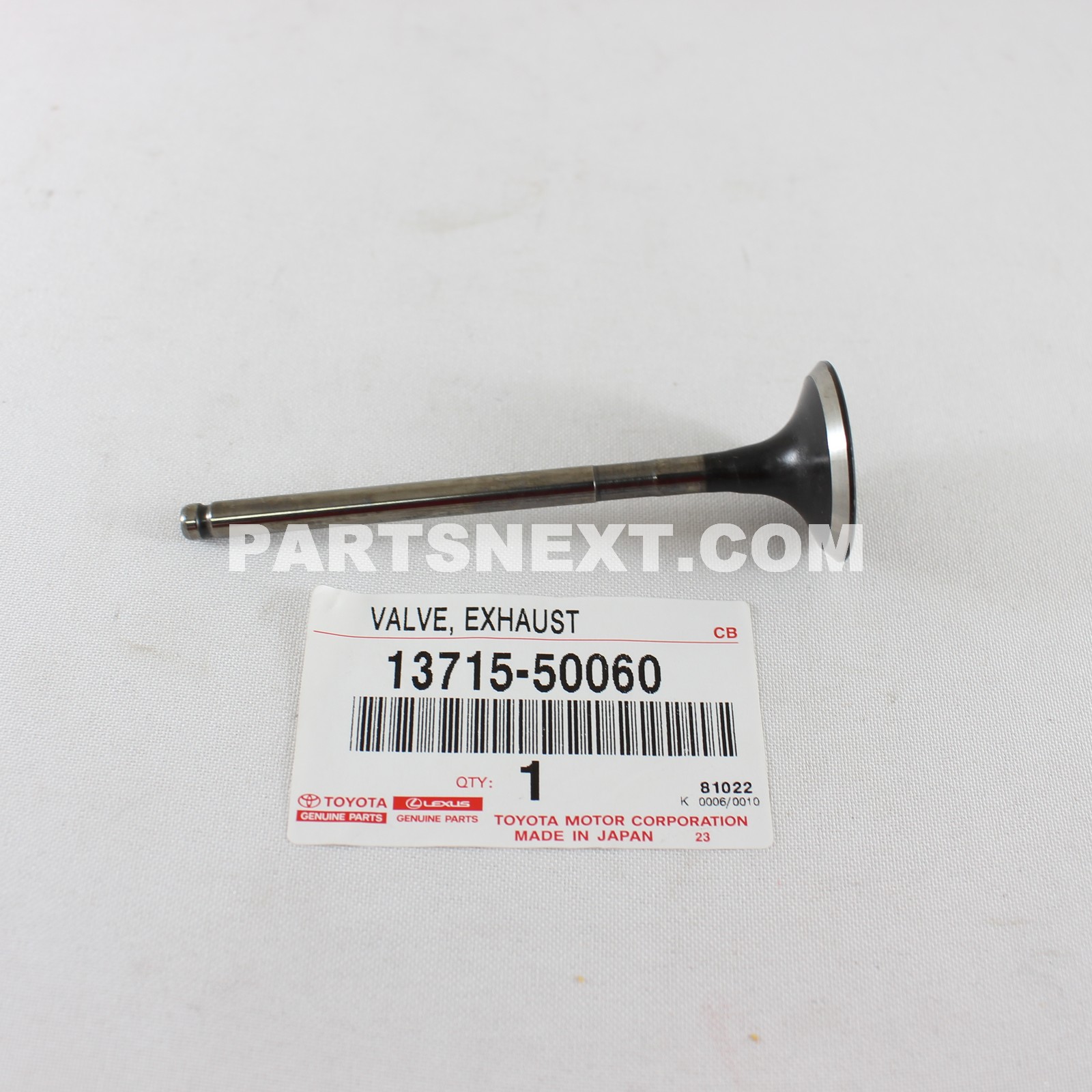 Toyota :: 13715-50060 VALVE, EXHAUST