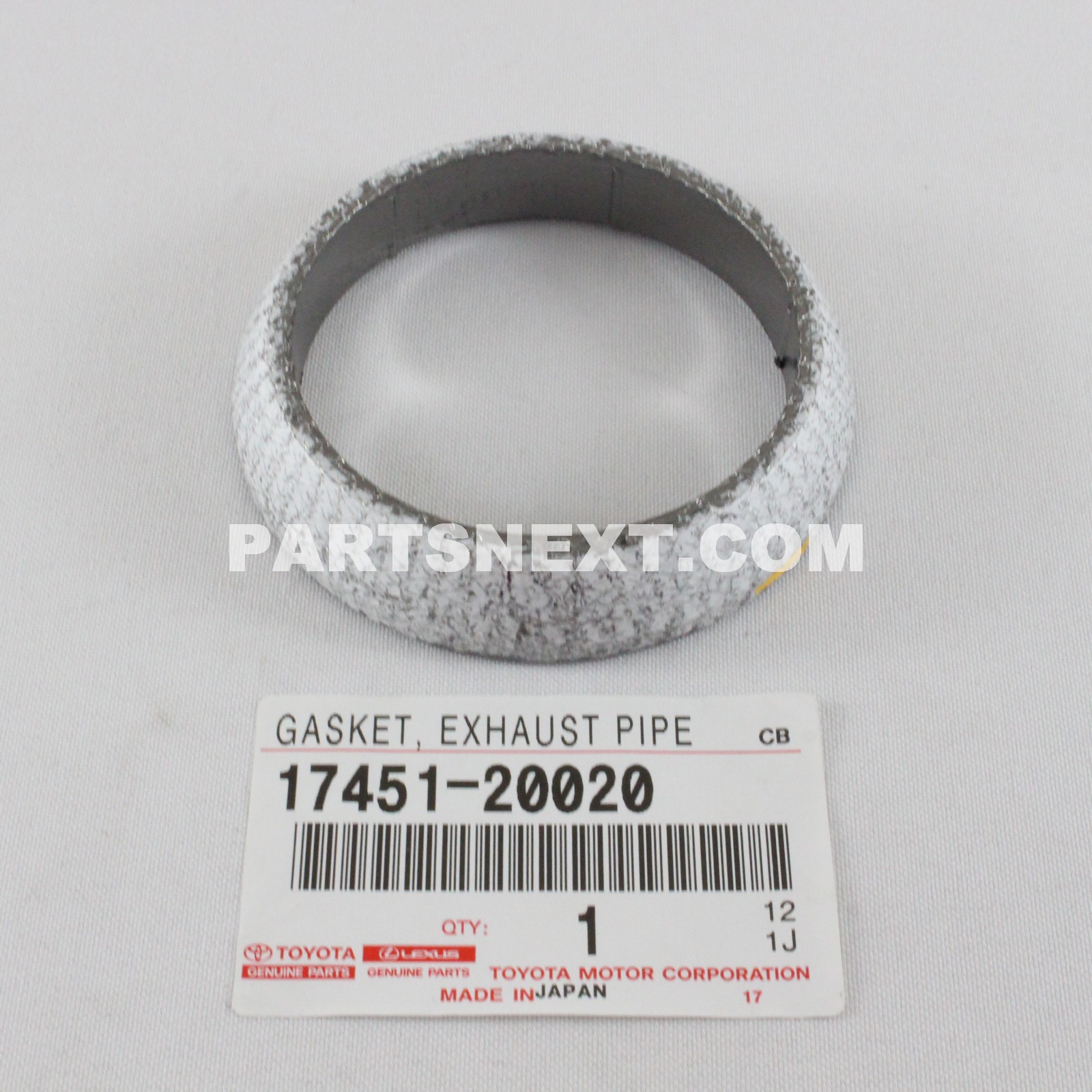 Toyota :: 17451-20020 GASKET, EXHAUST PIPE