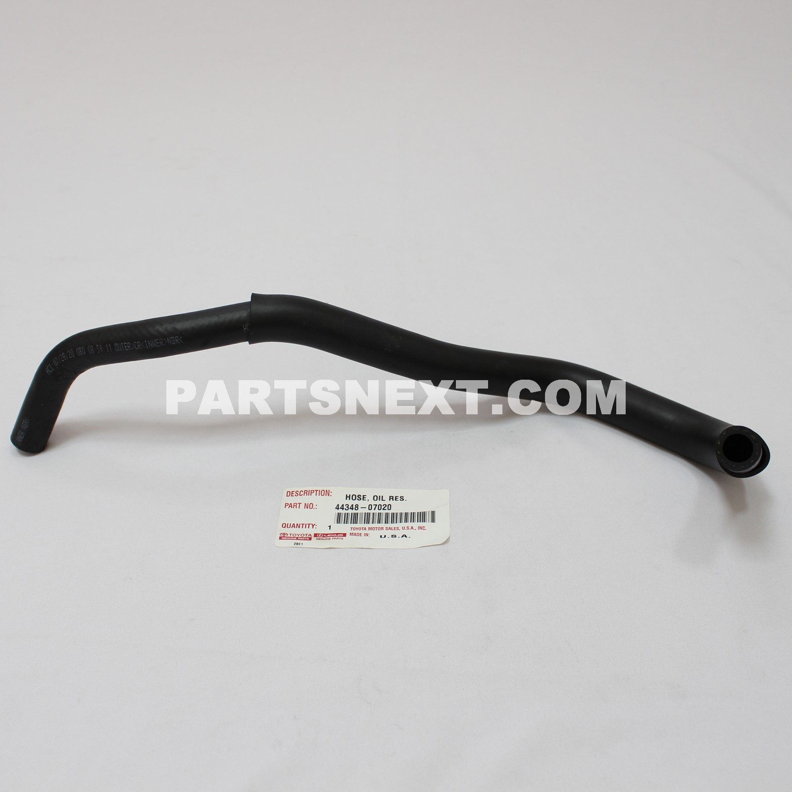 Toyota :: 44348-07020 HOSE, OIL RESERVOIR TO PUMP, NO.1