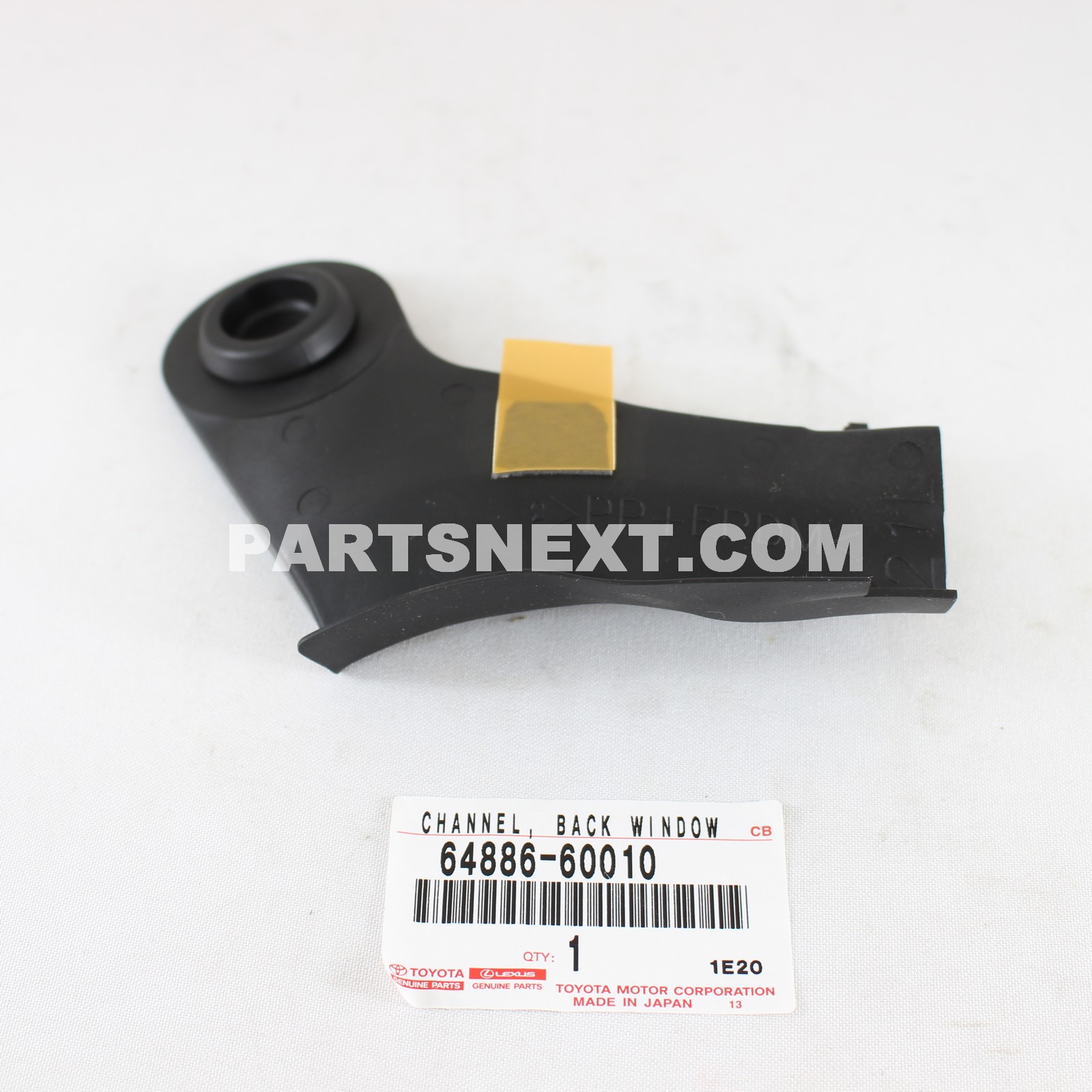 Toyota :: 64886-60010 CHANNEL, BACK DOOR GLASS, LH