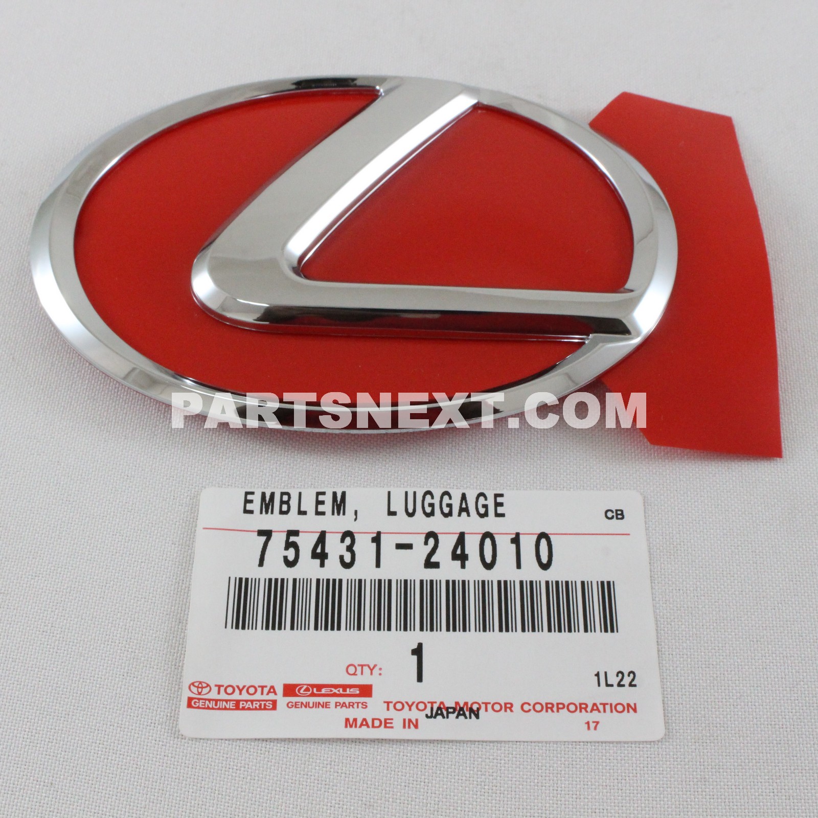 Toyota :: 75431-24010 EMBLEM, LUGGAGE COMPARTMENT DOOR