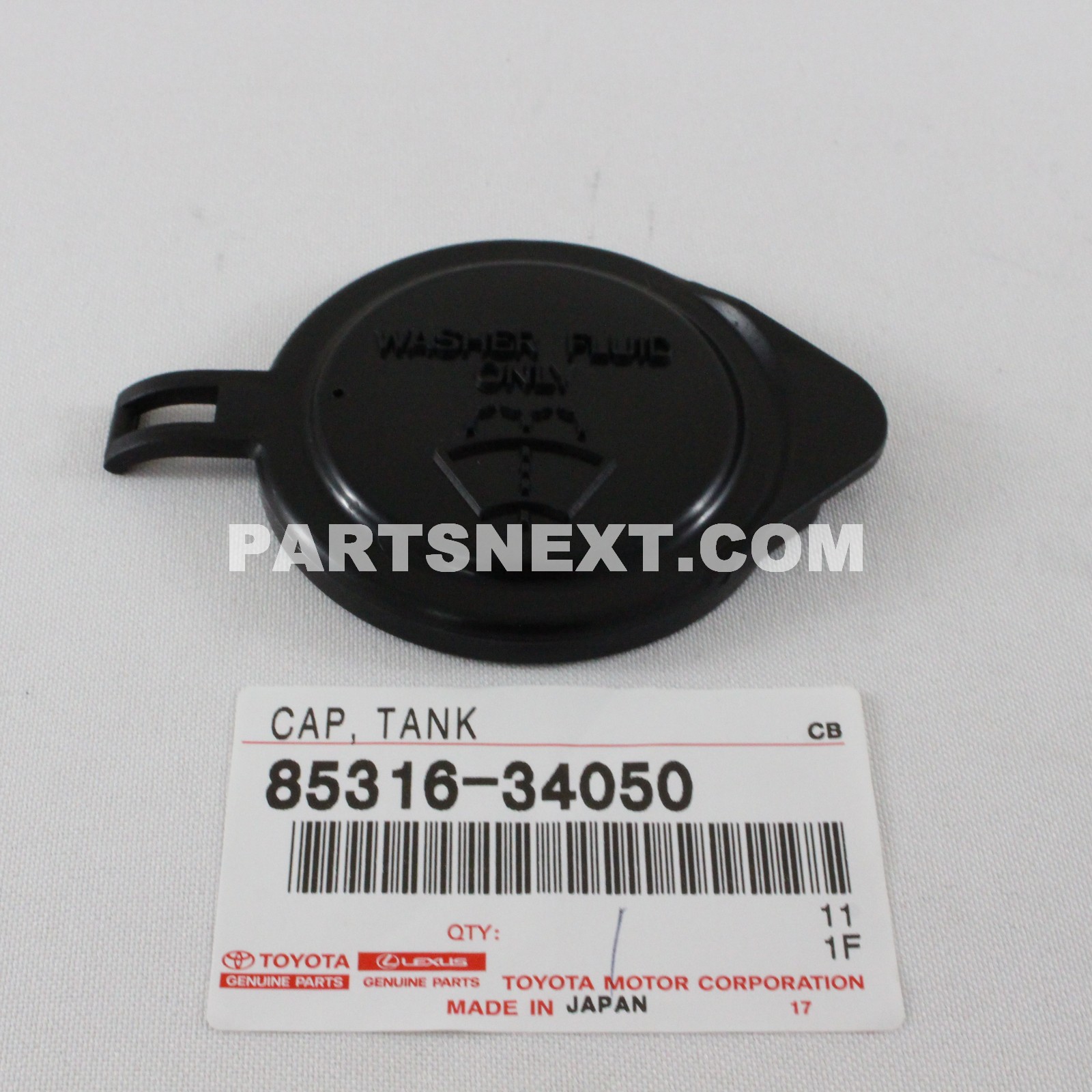 Toyota :: 85316-34050 CAP ASSY, WINDSHIELD WASHER