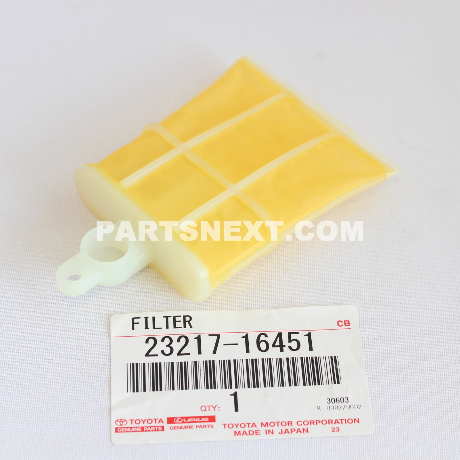 Toyota :: 23217-16451 FILTER, FUEL PUMP