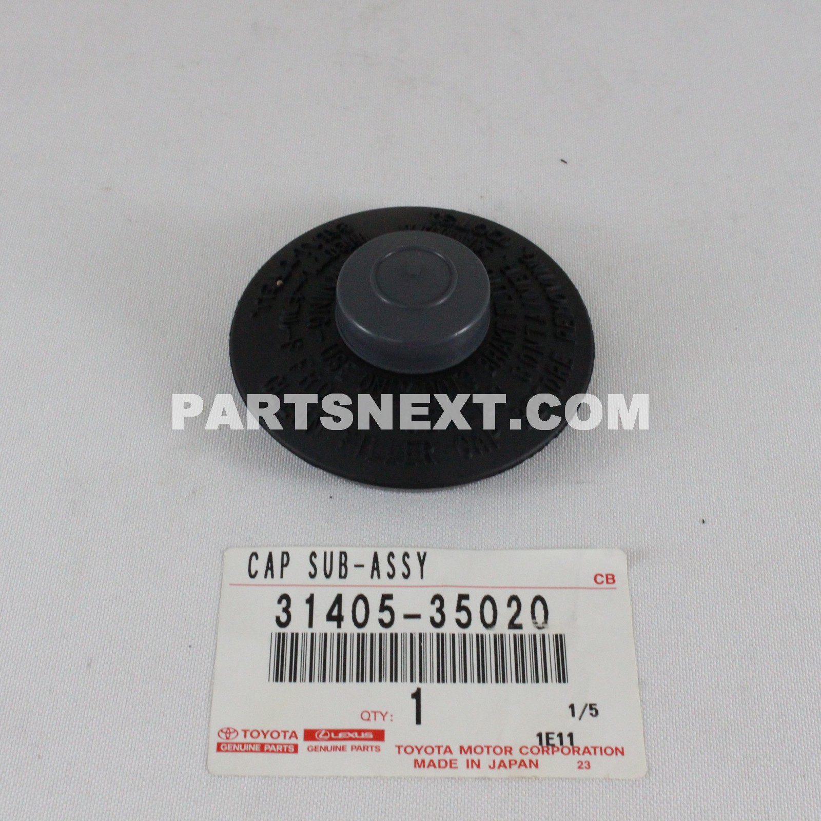 Toyota :: 31405-35020 CAP ASSY, CLUTCH MASTER CYLINDER RESERVOIR FILLER
