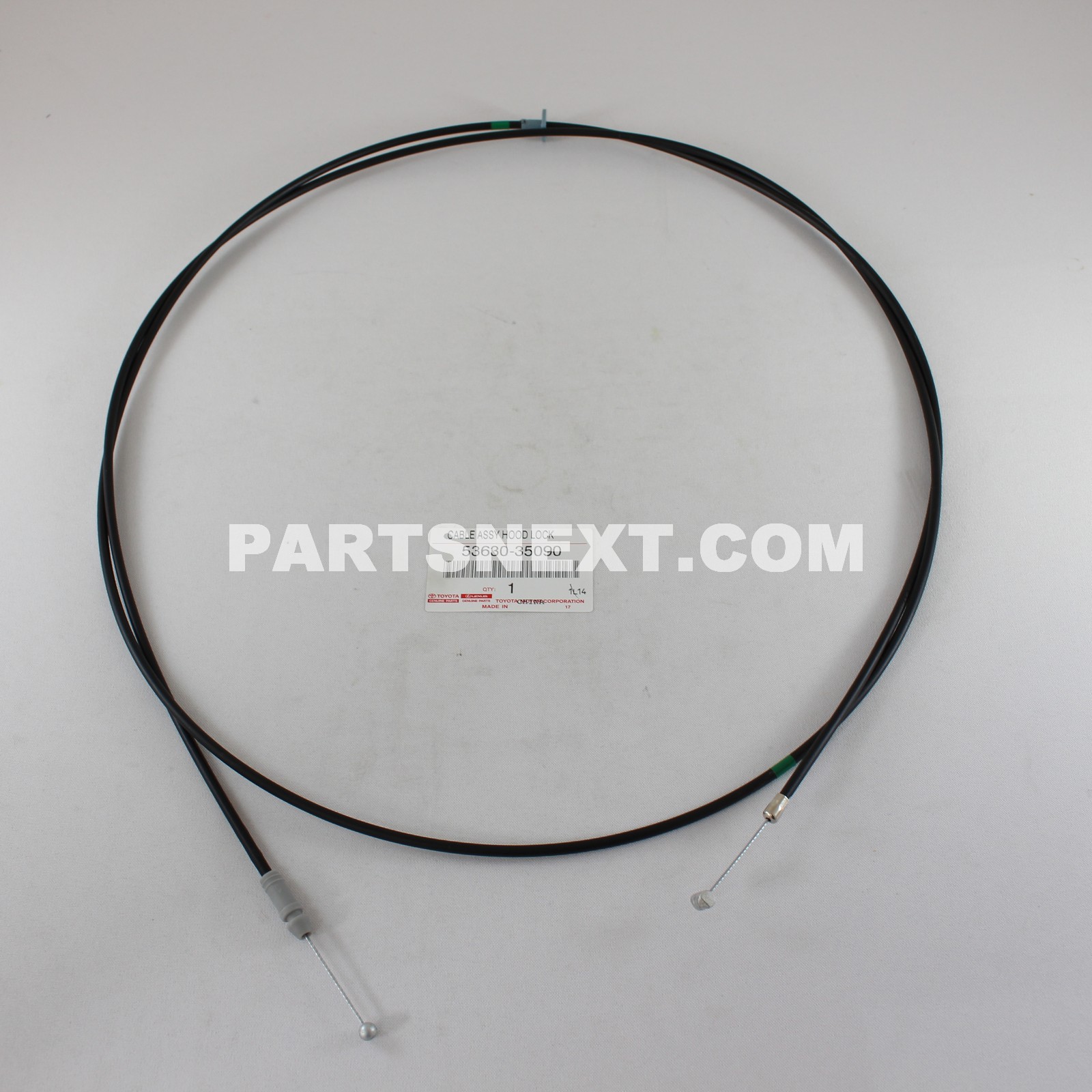 Toyota :: 53630-35090 CABLE ASSY, HOOD LOCK CONTROL