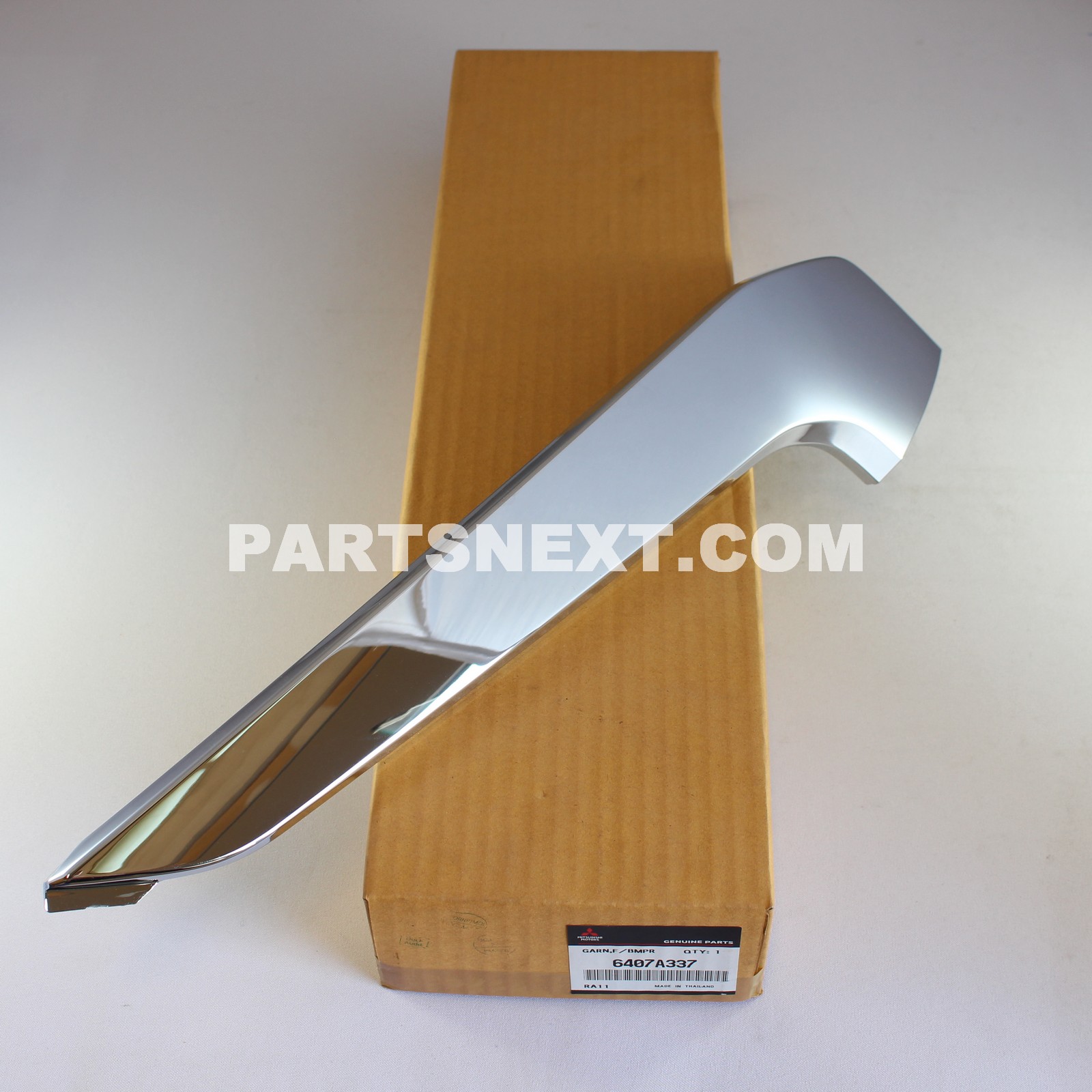 Mitsubishi :: 6407A337 GARNISH,FR BUMPER SIDE LH