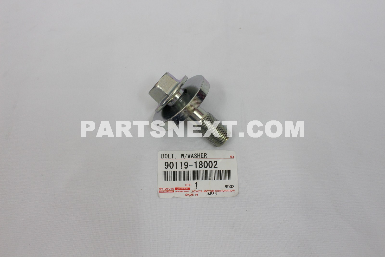 Toyota :: 90119-18002 BOLT(FOR CRANKSHAFT PULLEY SET)