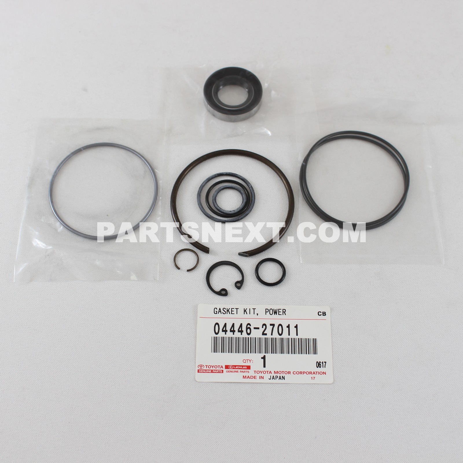 Toyota :: 04446-27011 GASKET KIT, POWER STEERING PUMP