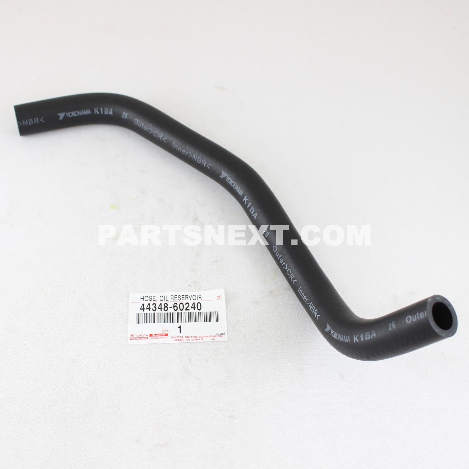 Toyota :: 44348-60240 HOSE, OIL RESERVOIR TO PUMP, NO.1