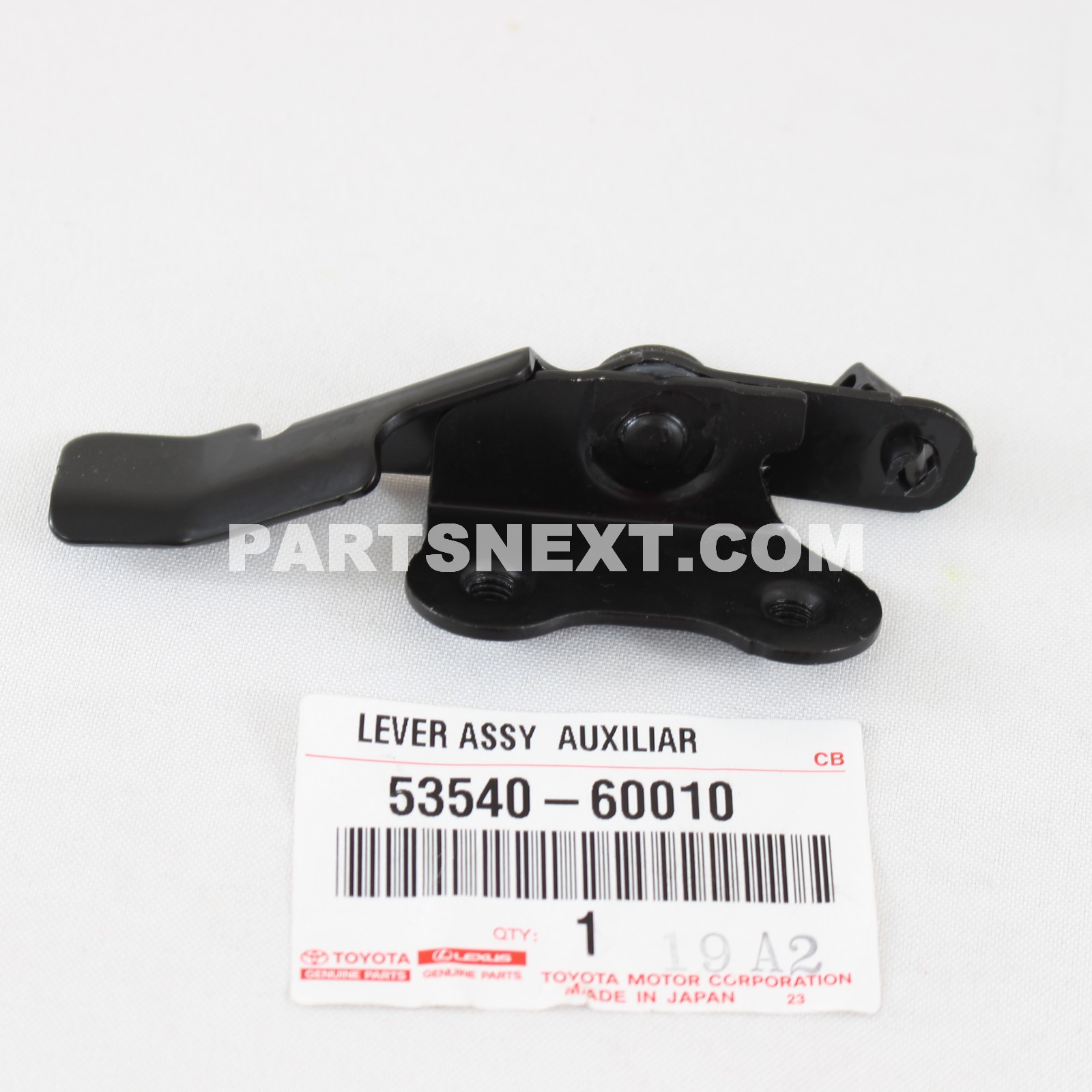 Toyota :: 53540-60010 LEVER ASSY, AUXILIARY CATCH RELEASE