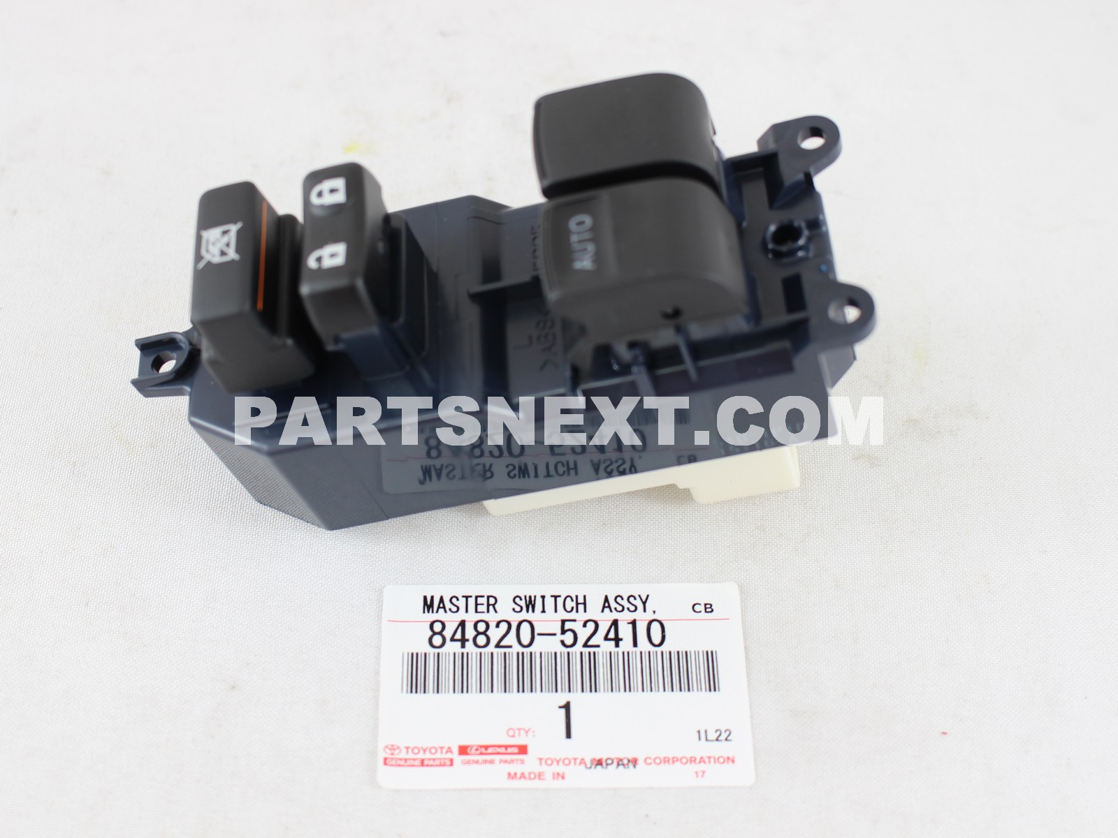 Toyota :: 84820-52410 MASTER SWITCH ASSY, POWER WINDOW REGULATOR