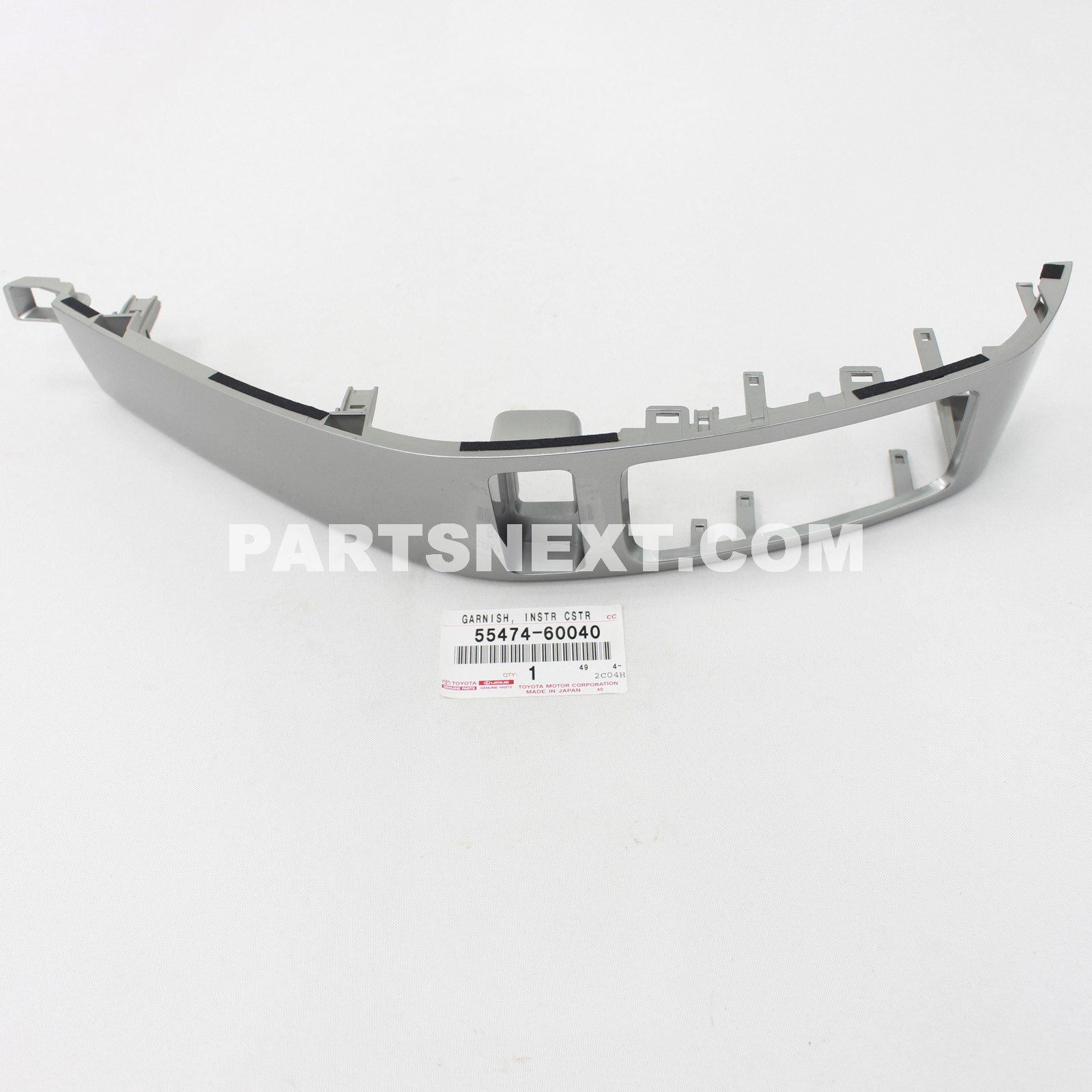 Toyota :: 55474-60040 GARNISH, INSTRUMENT CLUSTER FINISH PANEL