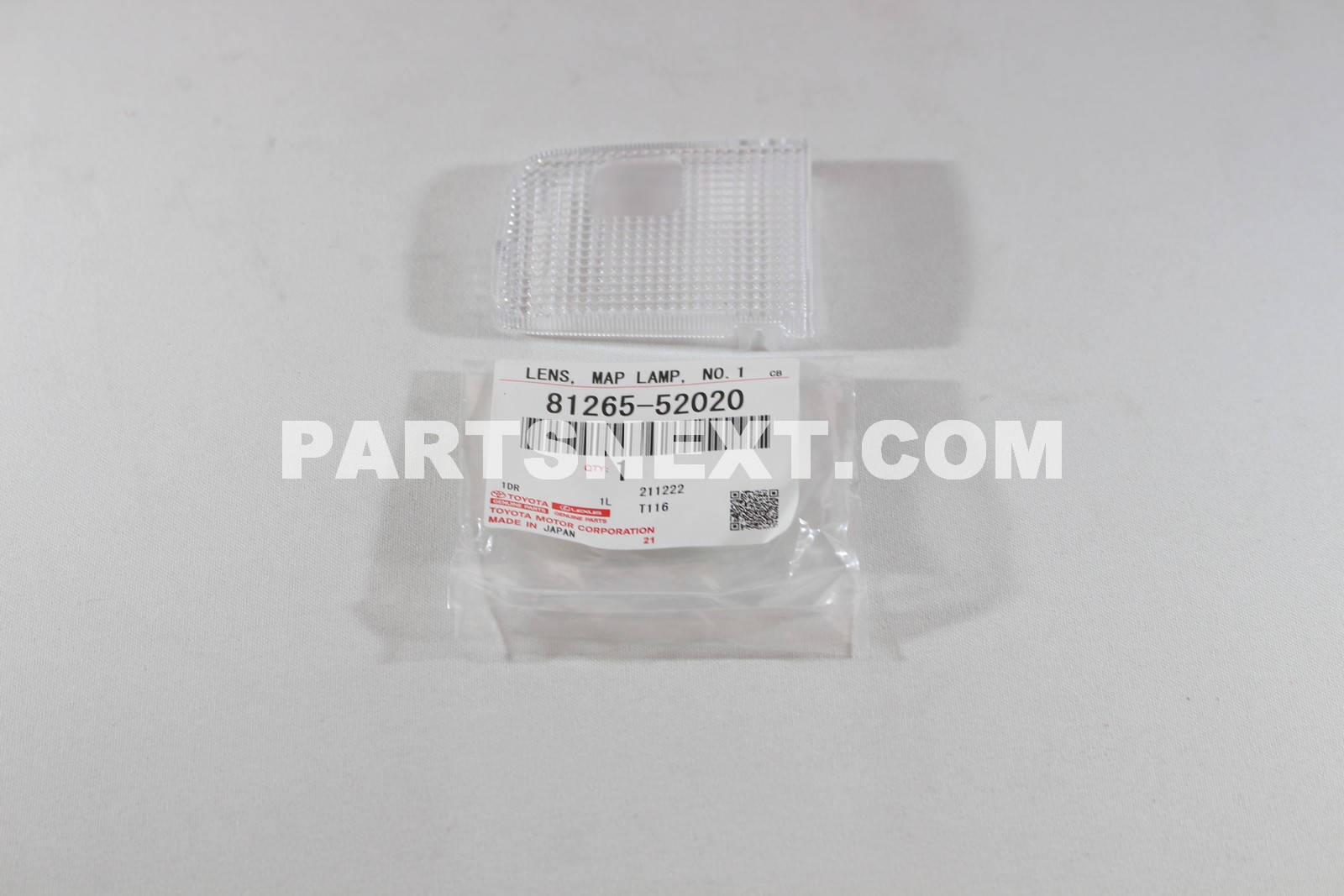 Toyota :: 81265-52020 LENS, MAP LAMP, NO.1