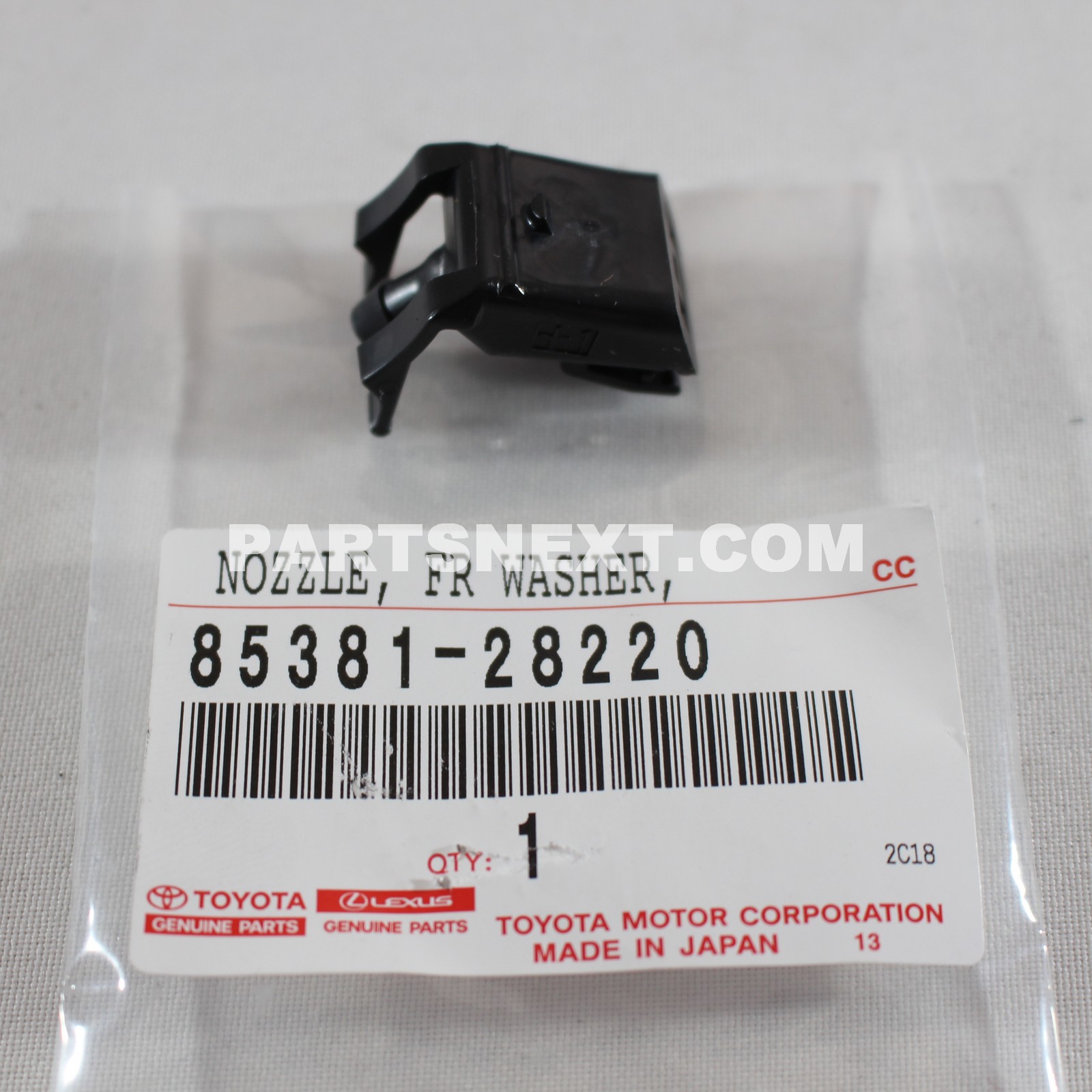 Toyota :: 85381-28220 NOZZLE SUB-ASSY, WASHER