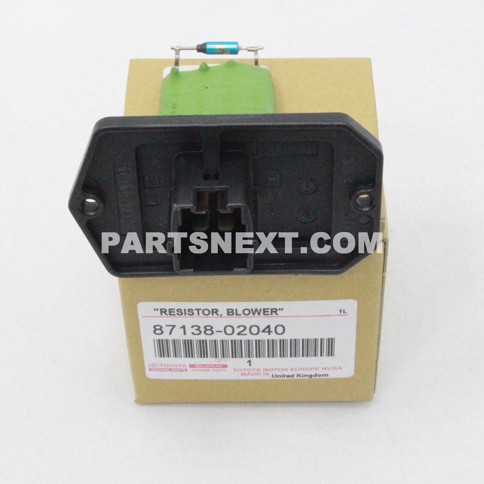 Toyota :: 87138-02040 RESISTOR, BLOWER