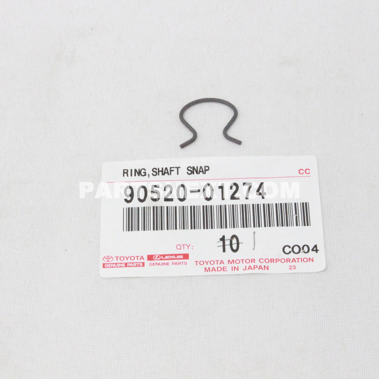 Toyota :: 90520-01274 RING, SHAFT SNAP(FOR FRONT DOOR INSIDE HANDLE)