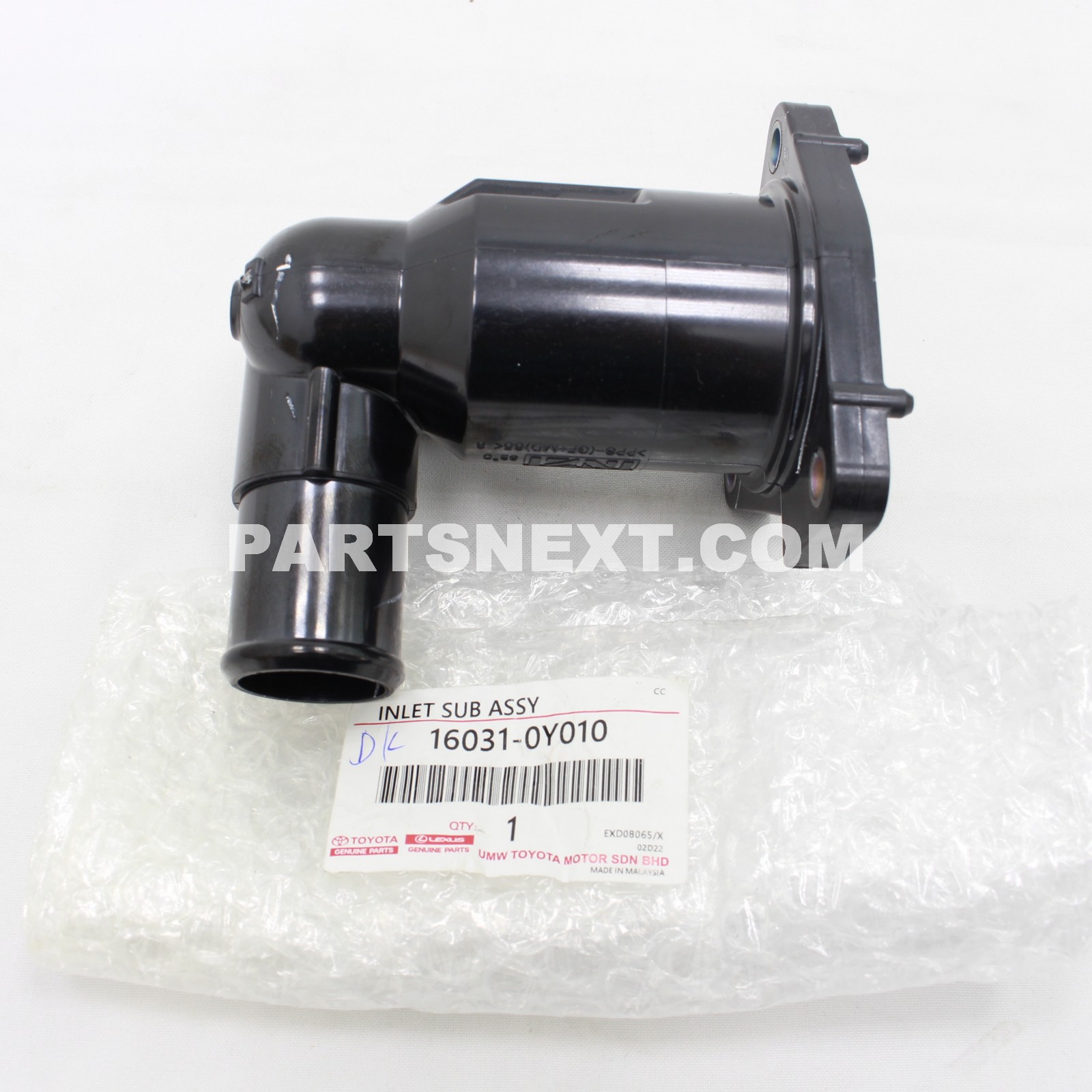 Toyota :: 16031-0Y010 INLET SUB-ASSY WATE