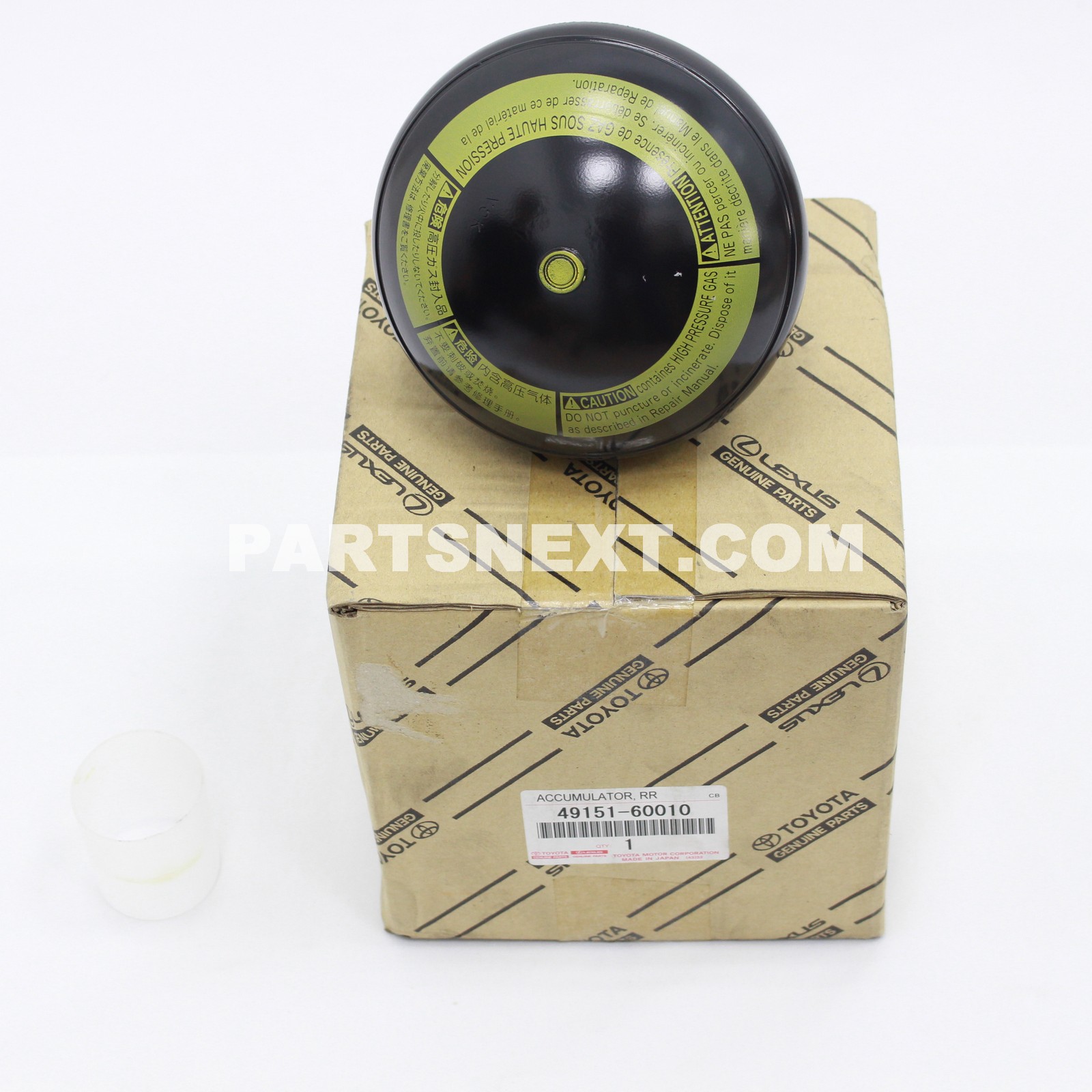 Toyota :: 49151-60010 ACCUMULATOR, REAR SUSPENSION CONTROL