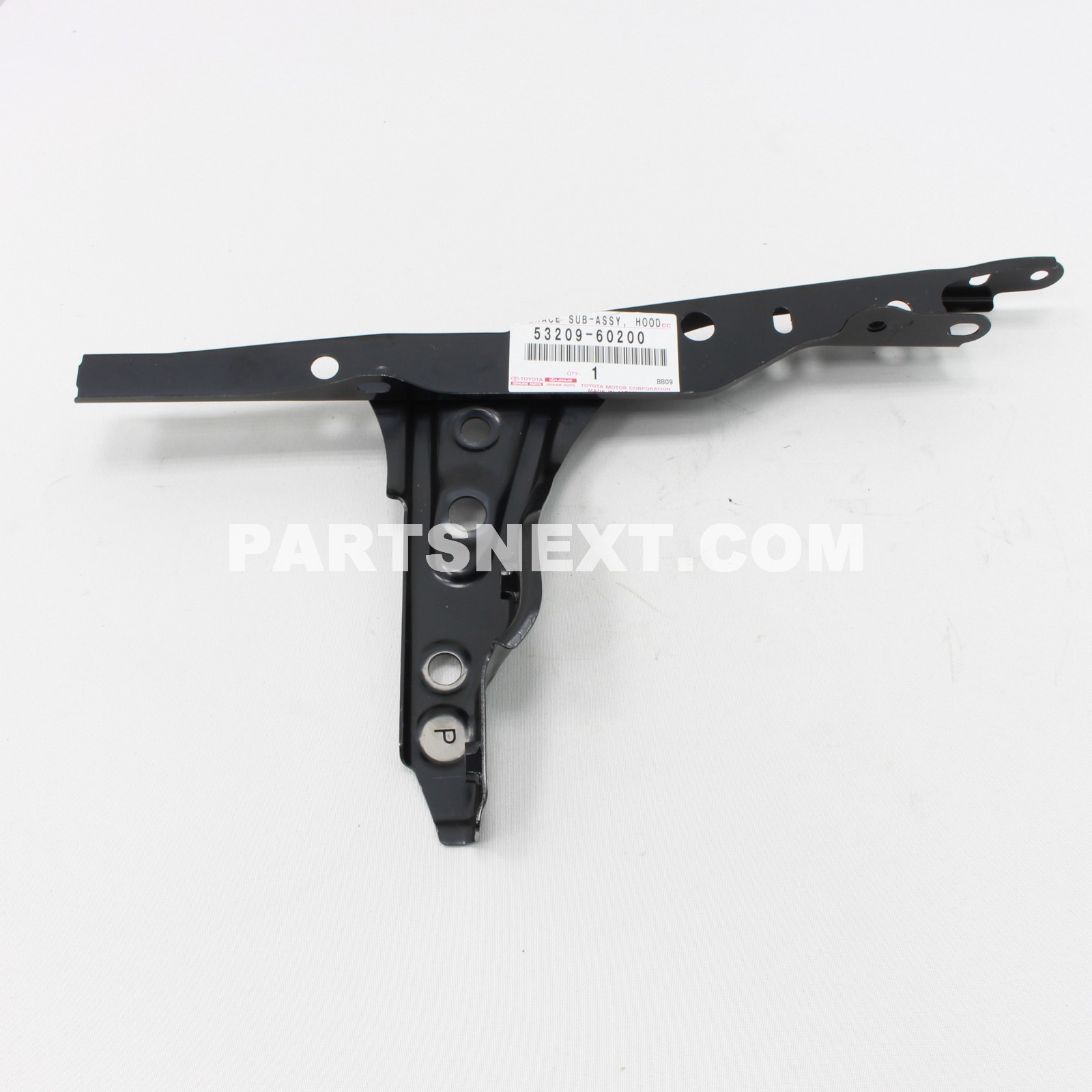 Toyota :: 53209-60200 BRACE SUB-ASSY HOOD