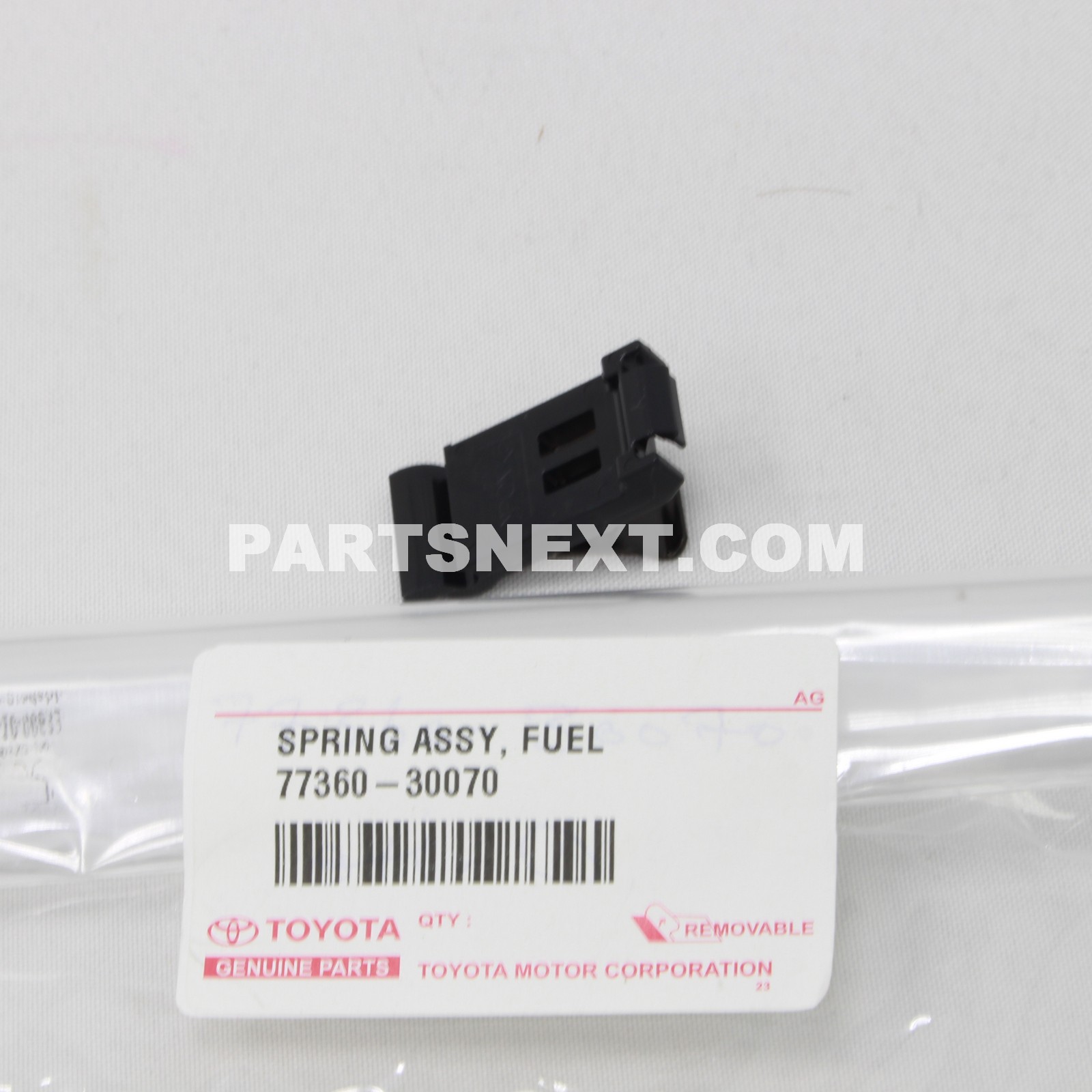 Toyota :: 77360-30070 SPRING, FUEL FILLER OPENING LID HINGE