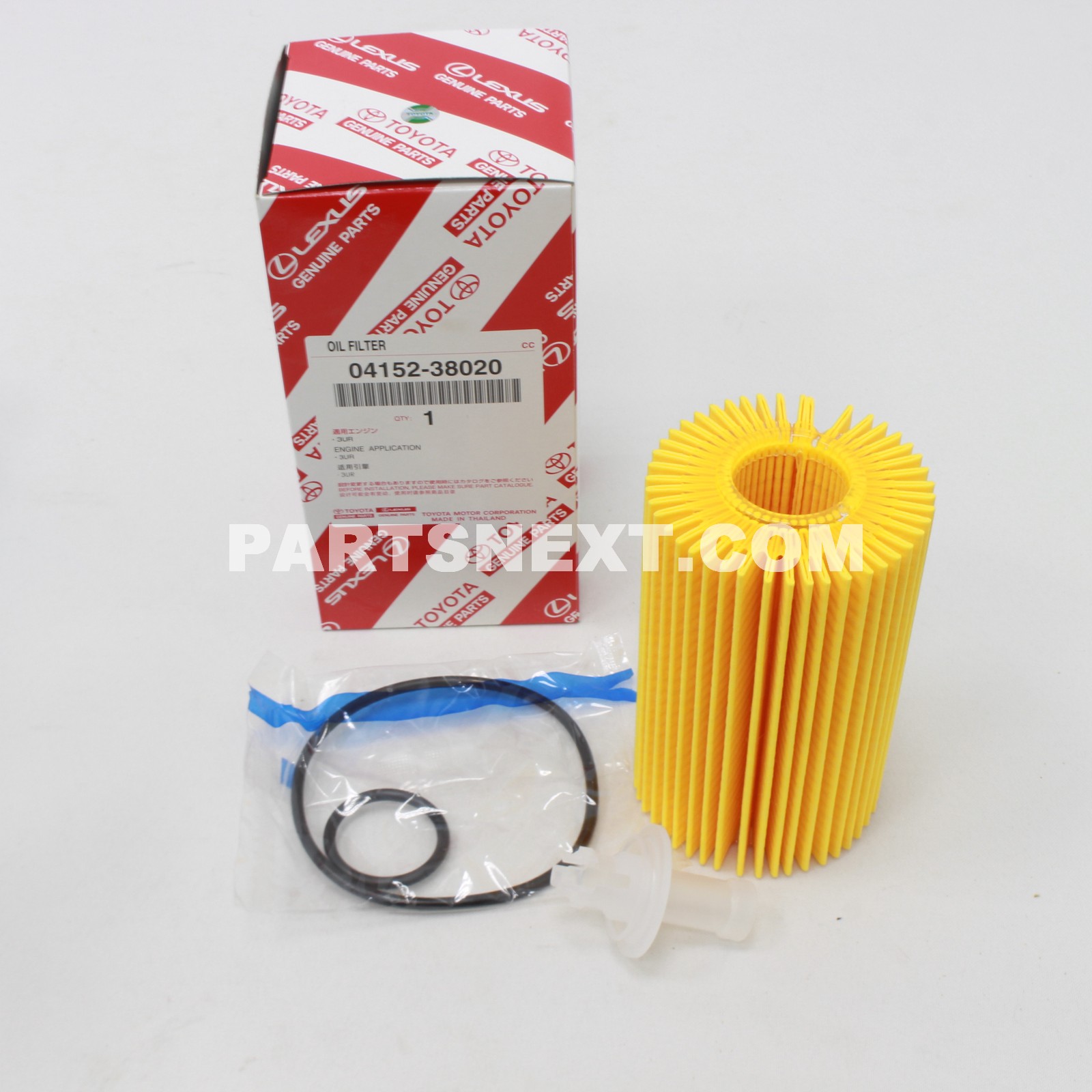 Toyota :: 04152-38020 ELEMENT KIT, OIL FILTER