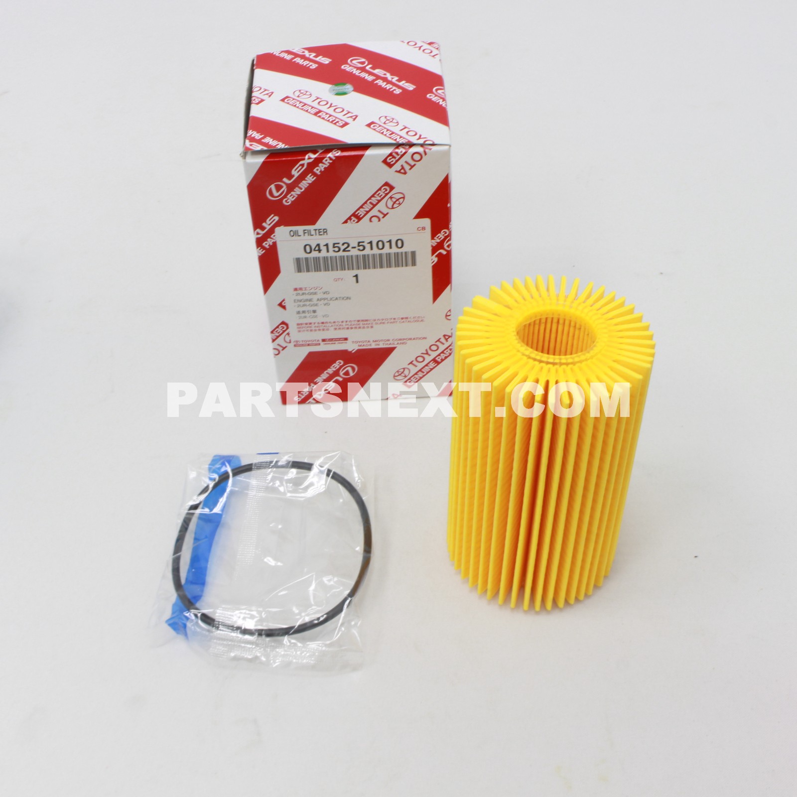 Toyota :: 04152-51010 ELEMENT KIT, OIL FILTER