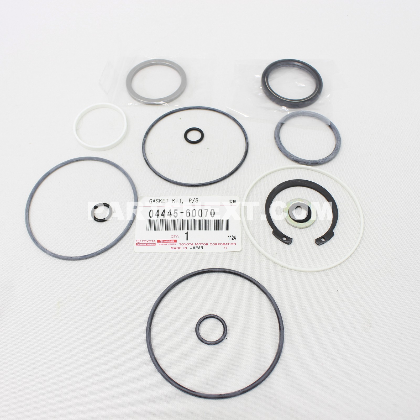 Toyota :: 04445-60070 GASKET KIT, POWER STEERING GEAR(FOR RECIRCULATING ...