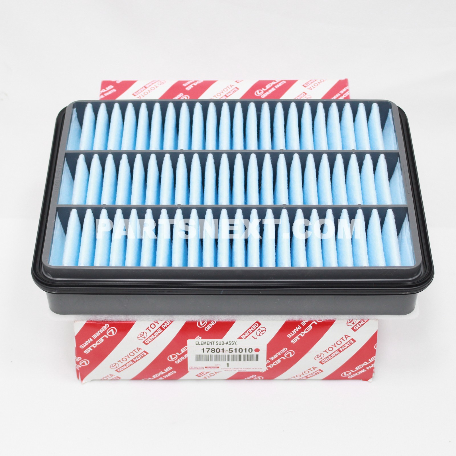 Toyota :: 17801-51010 ELEMENT SUB-ASSY, AIR CLEANER FILTER