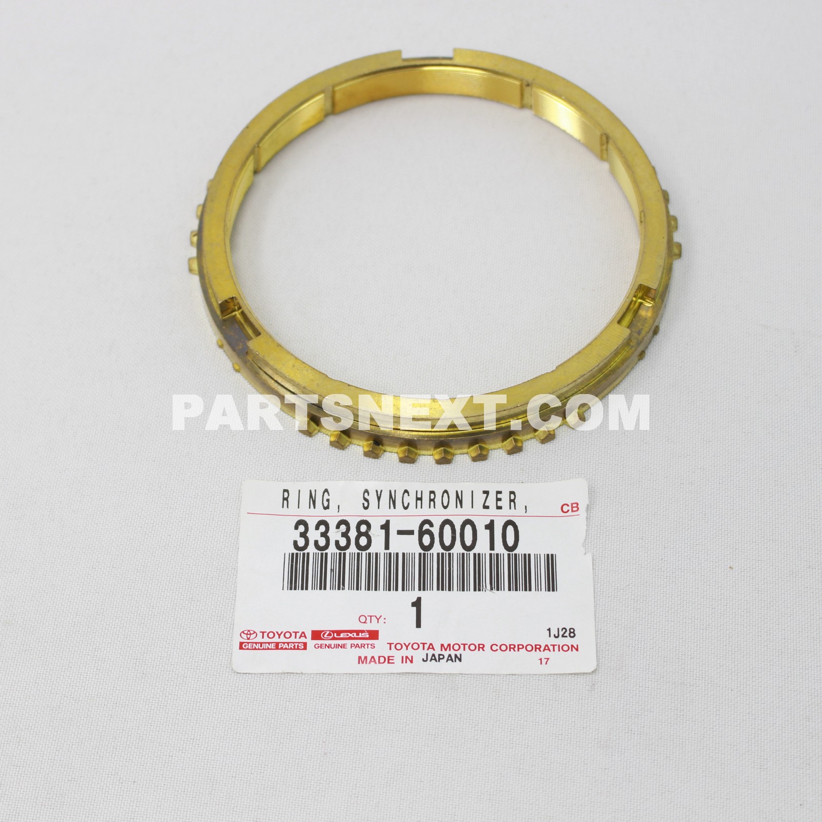 Toyota :: 33381-60010 RING SET, REVERSE SYNCHRONIZER