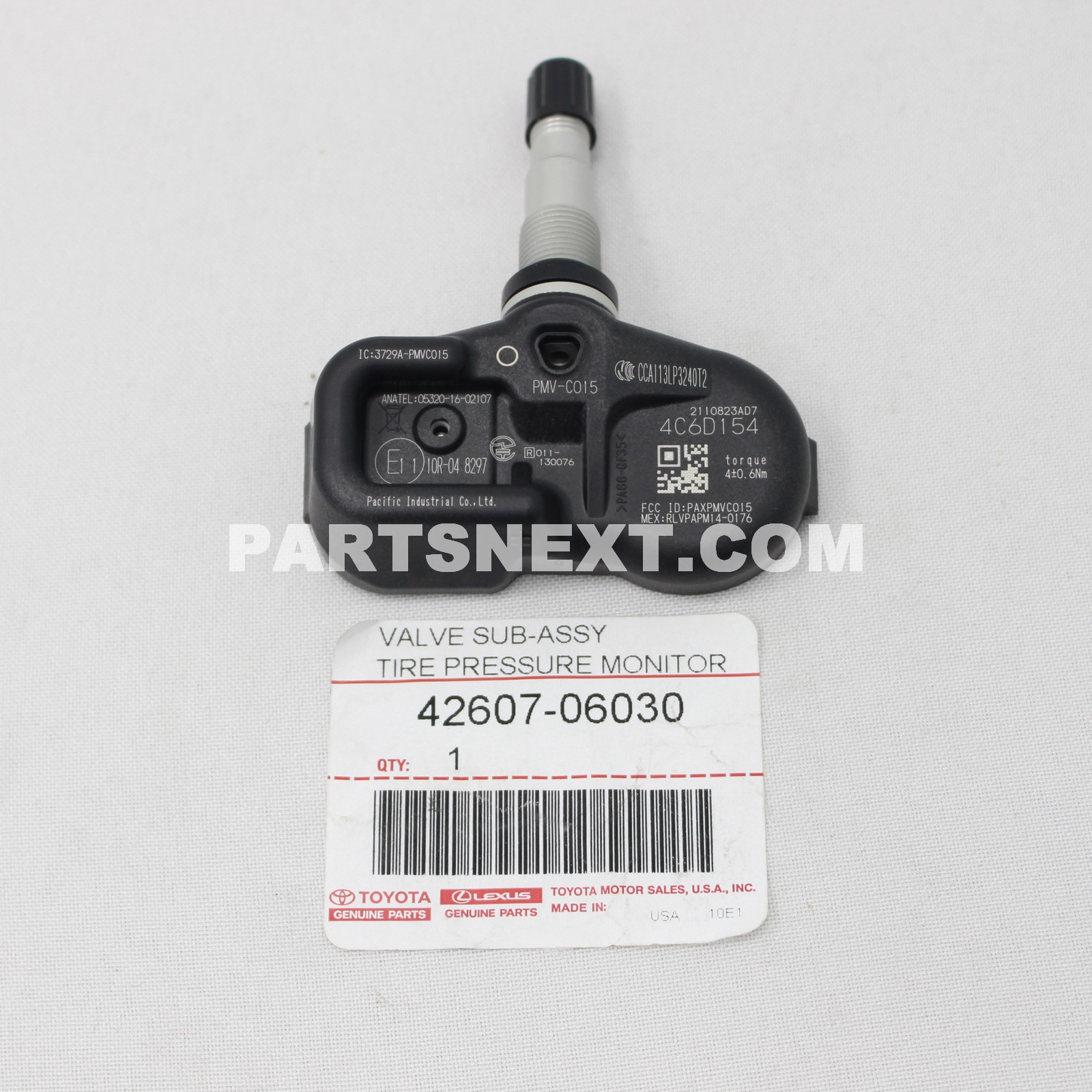 Toyota :: 42607-06030 VALVE SUB-ASSY, TIRE PRESSURE MONITOR