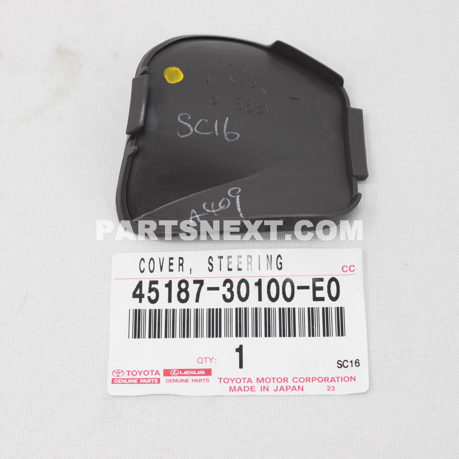 Toyota :: 45187-30100-E0 COVER, STEERING