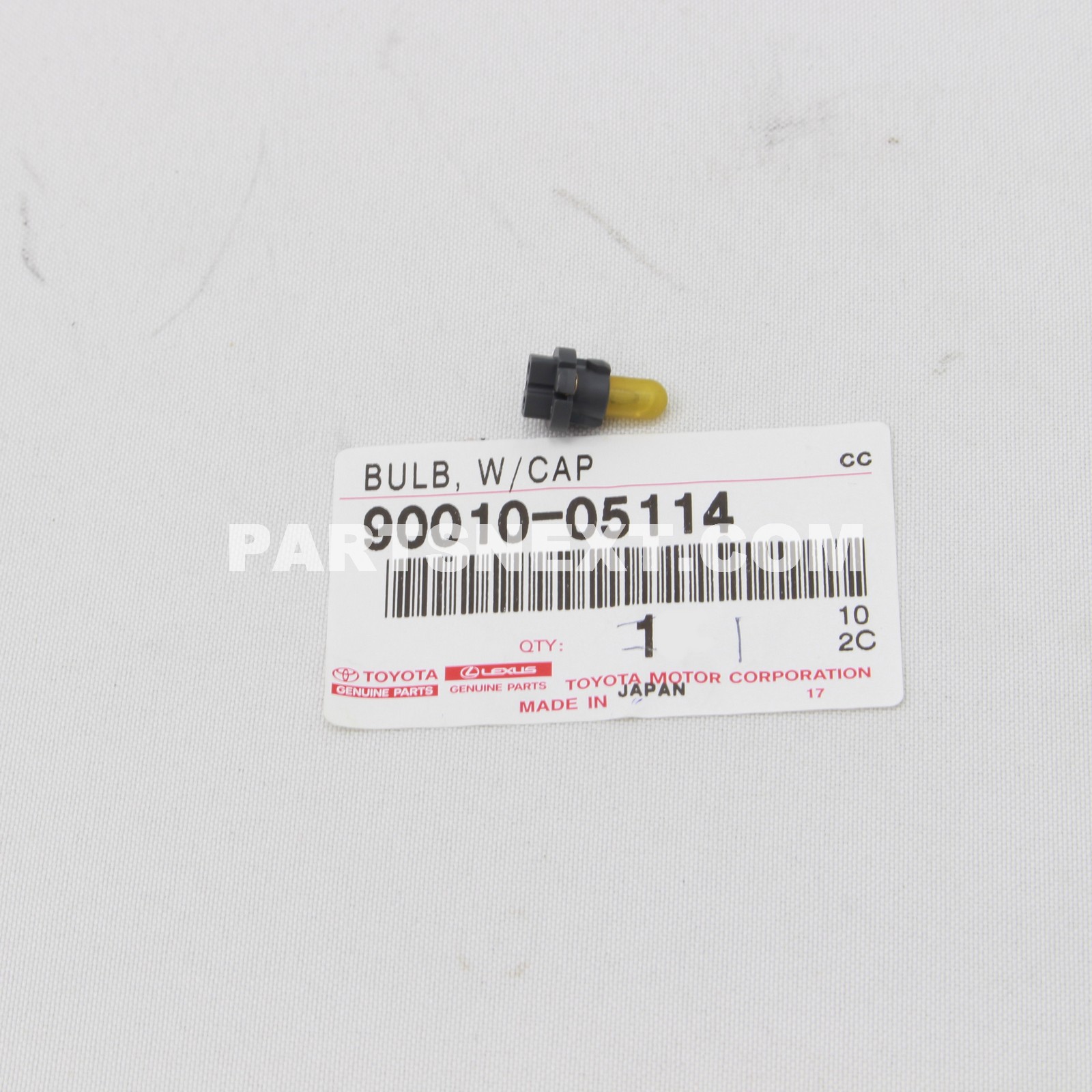 Toyota :: 90010-05114 BULB, AIR CONDITIONER CONTROL