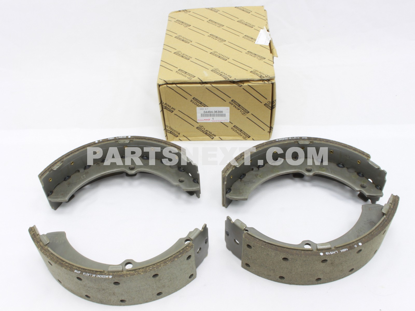 Toyota :: 04494-36300 SHOE KIT, REAR BRAKE