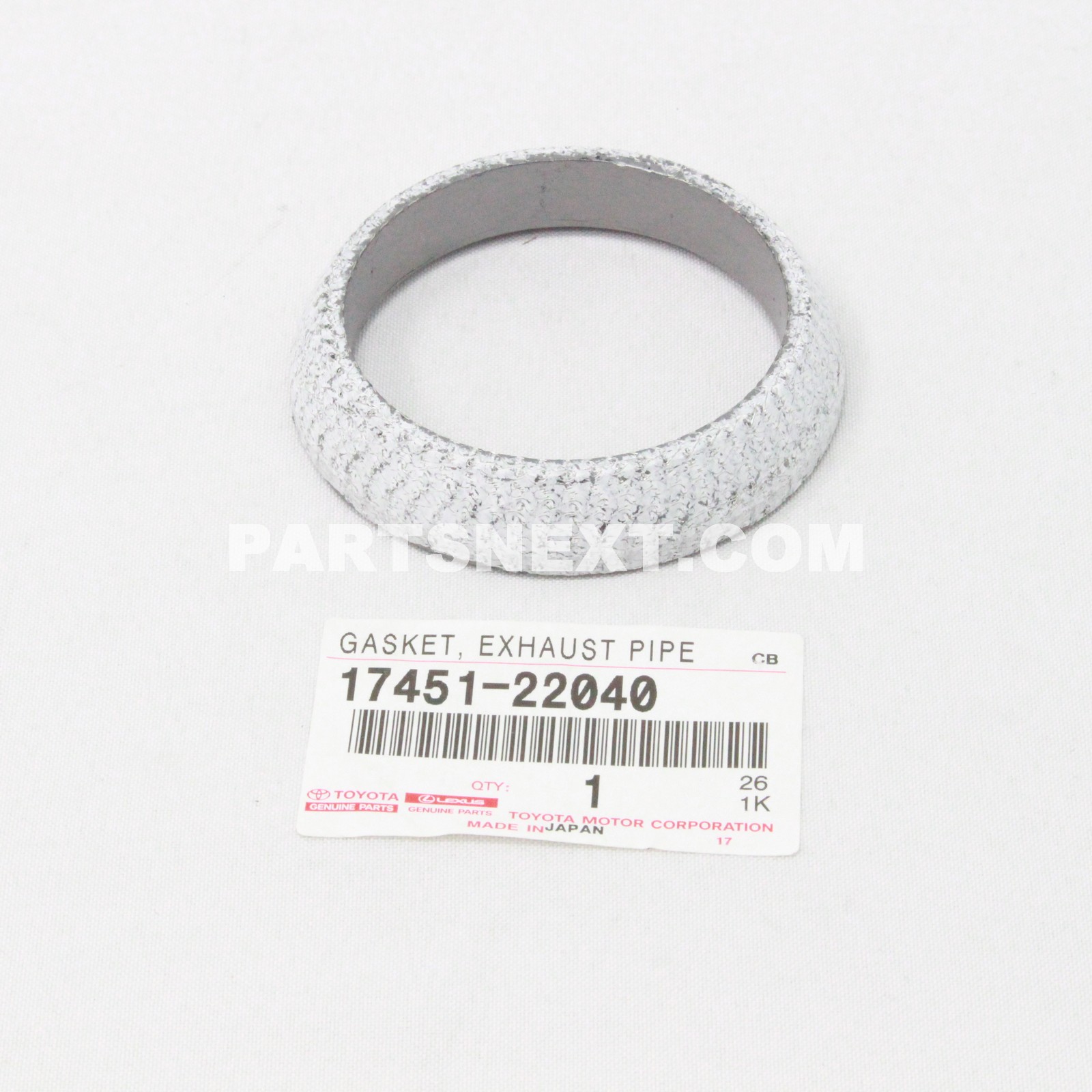 Toyota :: 17451-22040 GASKET, EXHAUST PIPE
