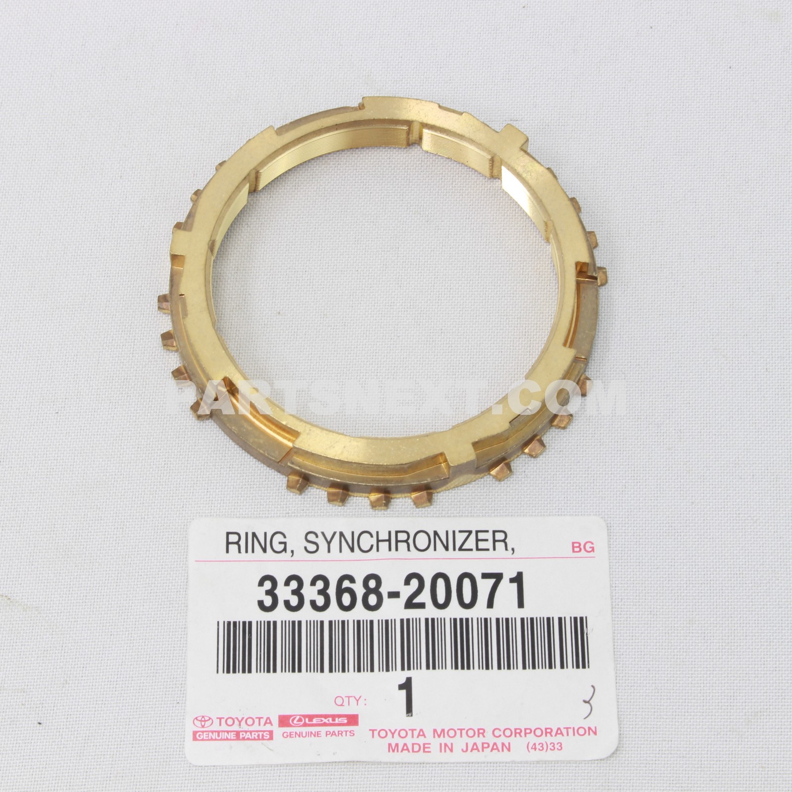Toyota :: 33368-20071 RING, SYNCHRONIZER (FOR 4TH GEAR)