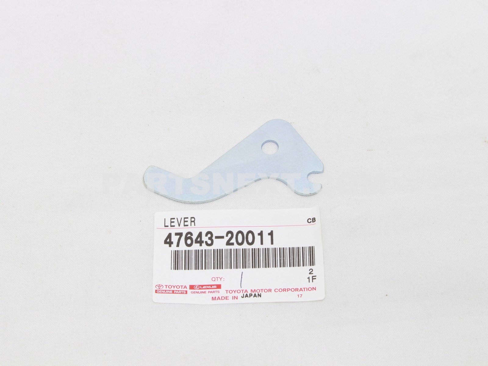 Toyota :: 47643-20011 LEVER, AUTOMATIC ADJUST(FOR REAR BRAKE), RH/LH