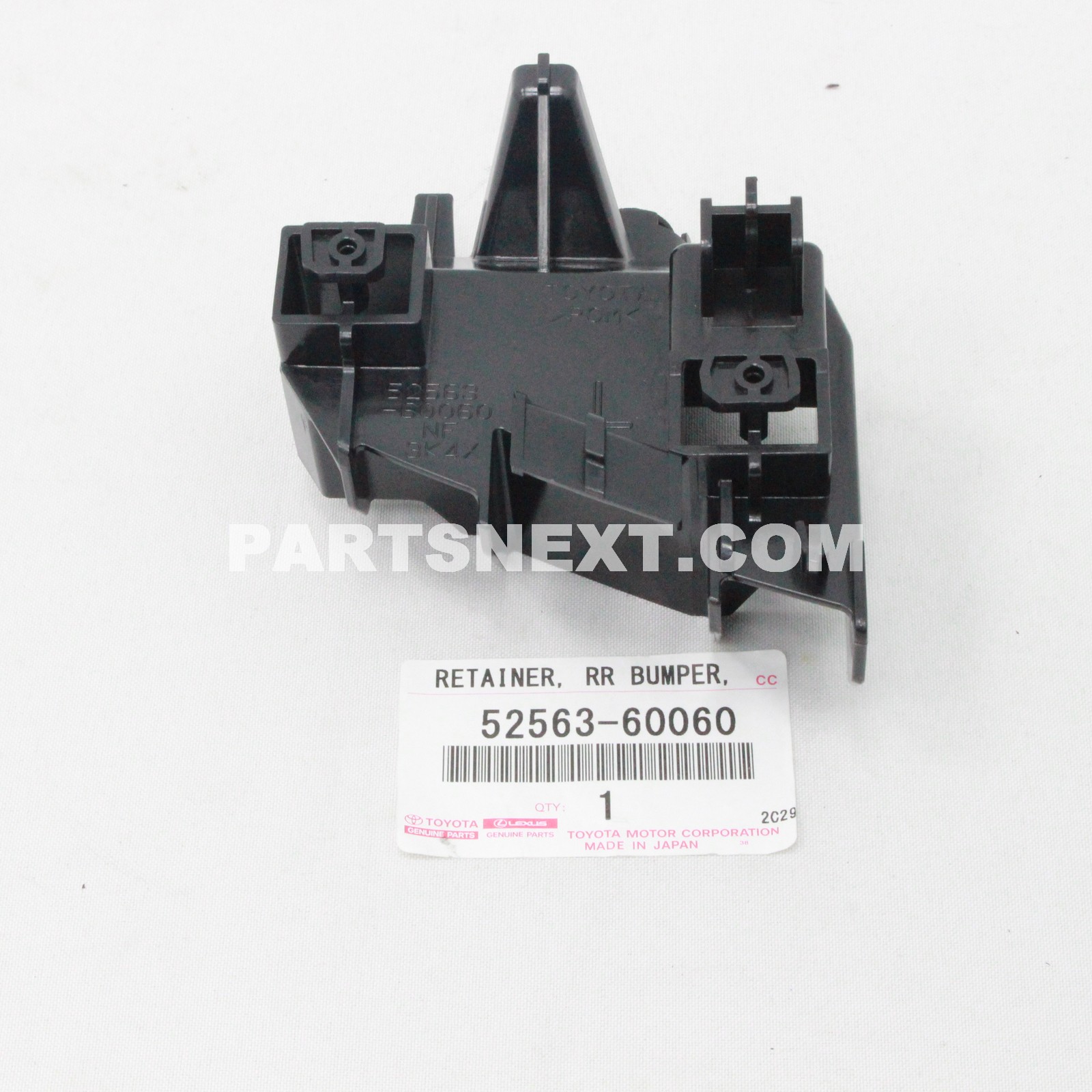 Toyota :: 52563-60060 RETAINER, REAR BUMPER, UPPER LH