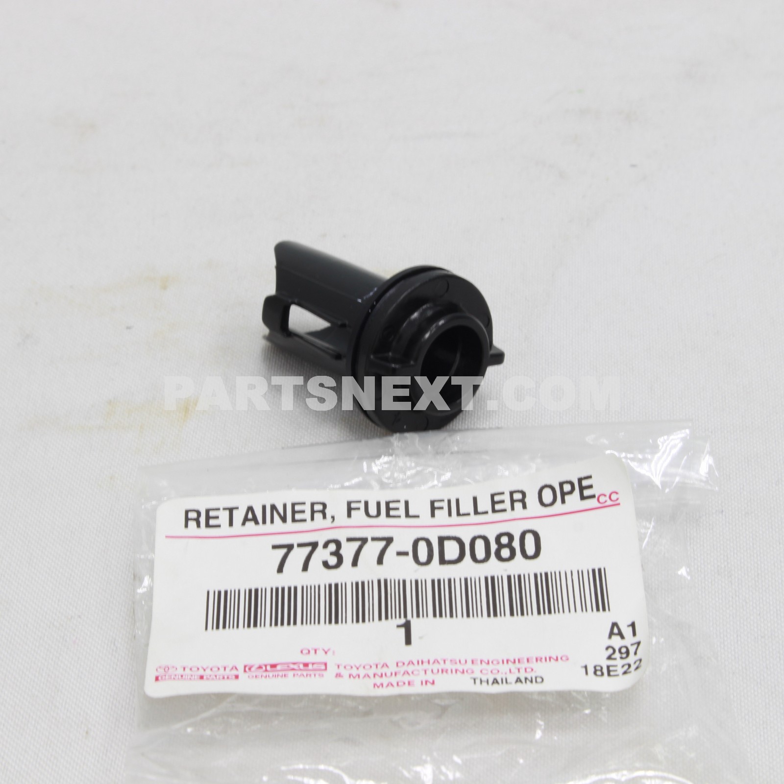 Toyota :: 77377-0D080 RETAINER, FUEL FILLER OPENING LID LOCK