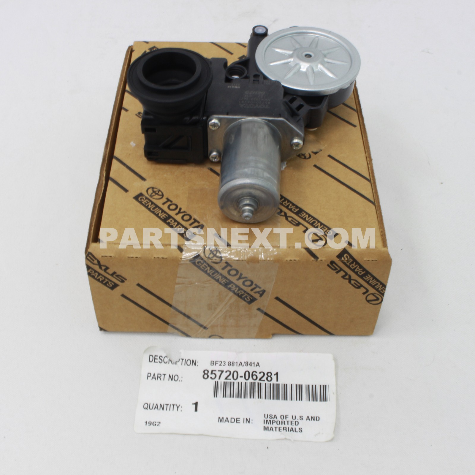 Toyota :: 85720-06281 MOTOR ASSY, POWER