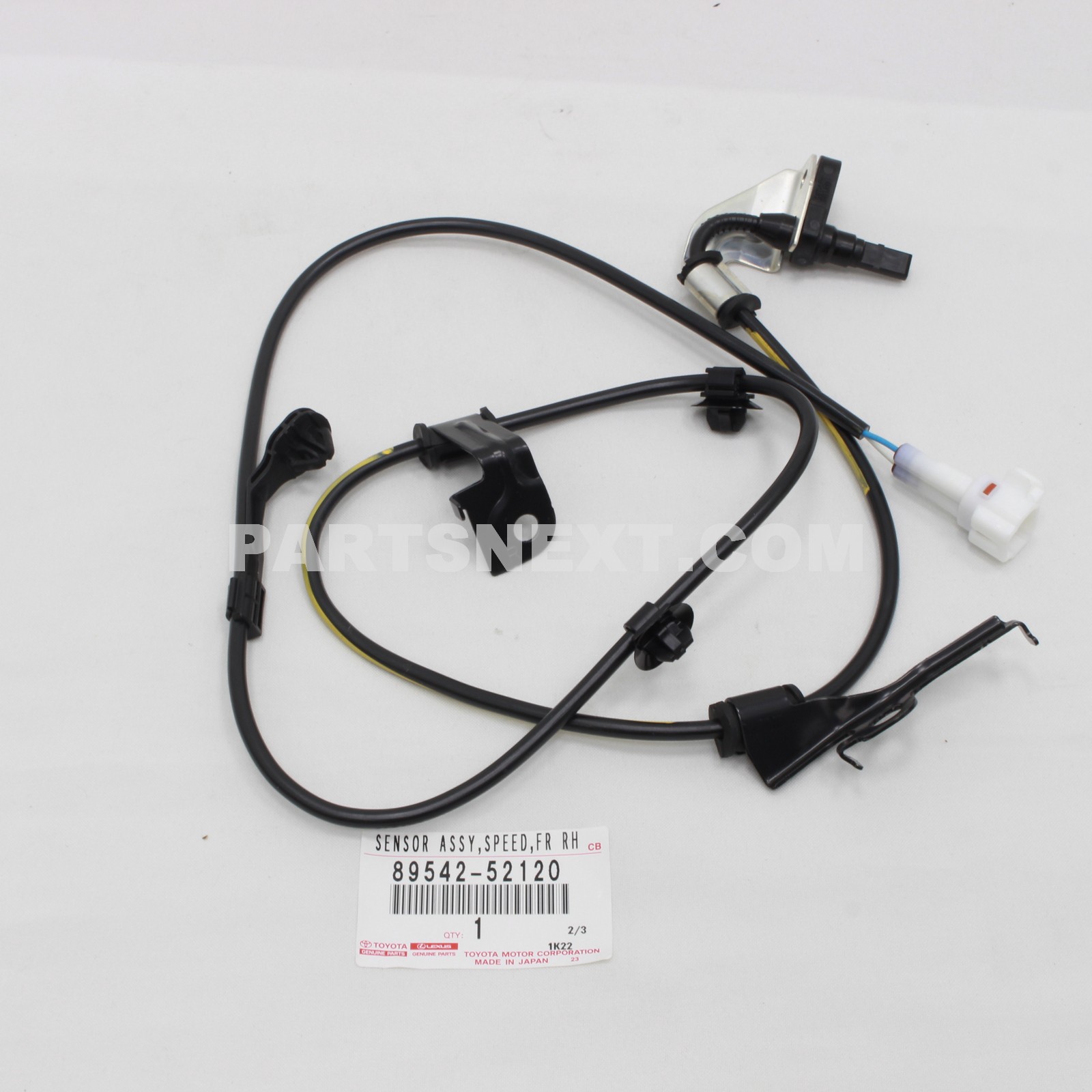 Toyota :: 89542-52120 SENSOR, SPEED, FRONT RH