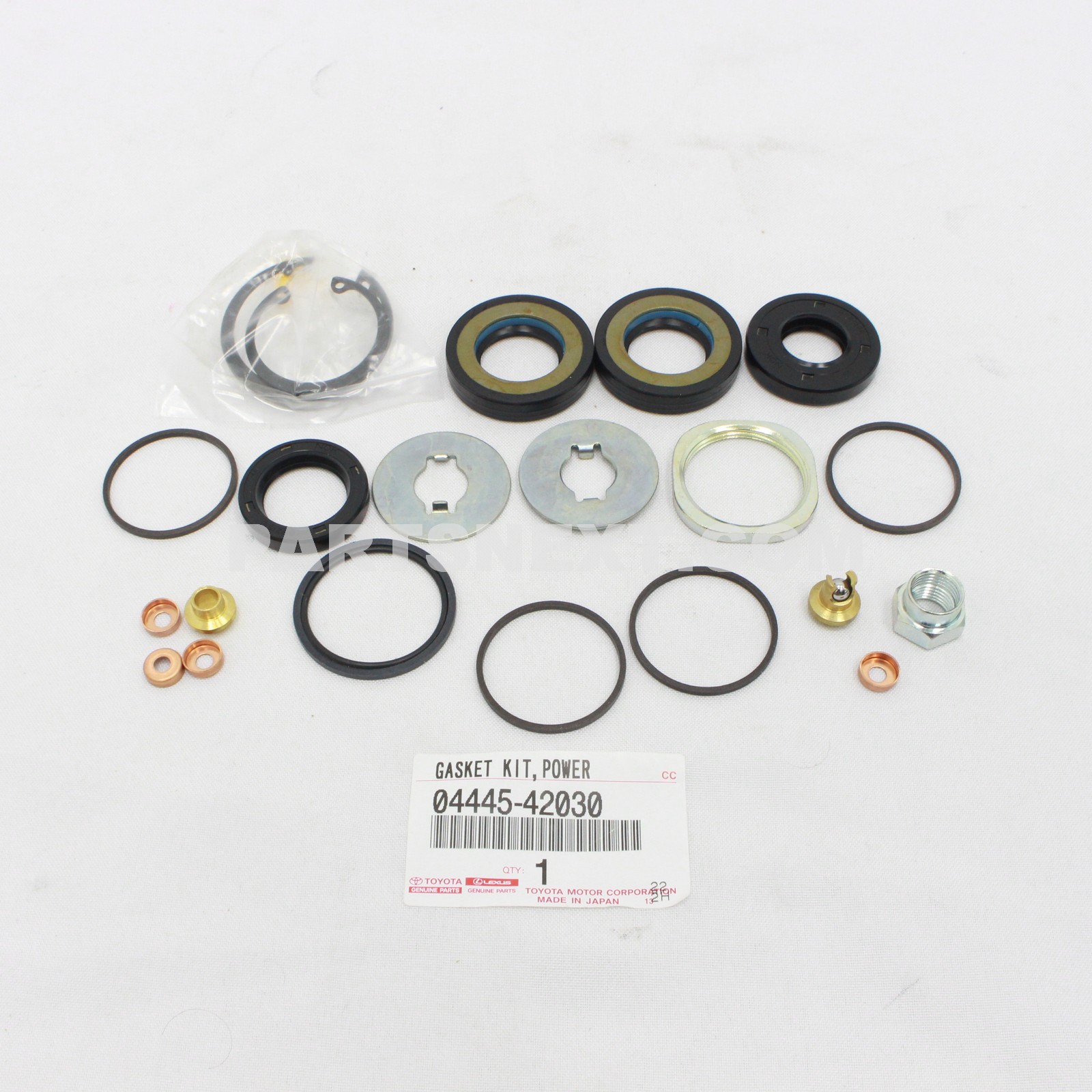 Toyota :: 04445-42030 GASKET KIT, POWER STEERING GEAR(FOR RACK & PINION)