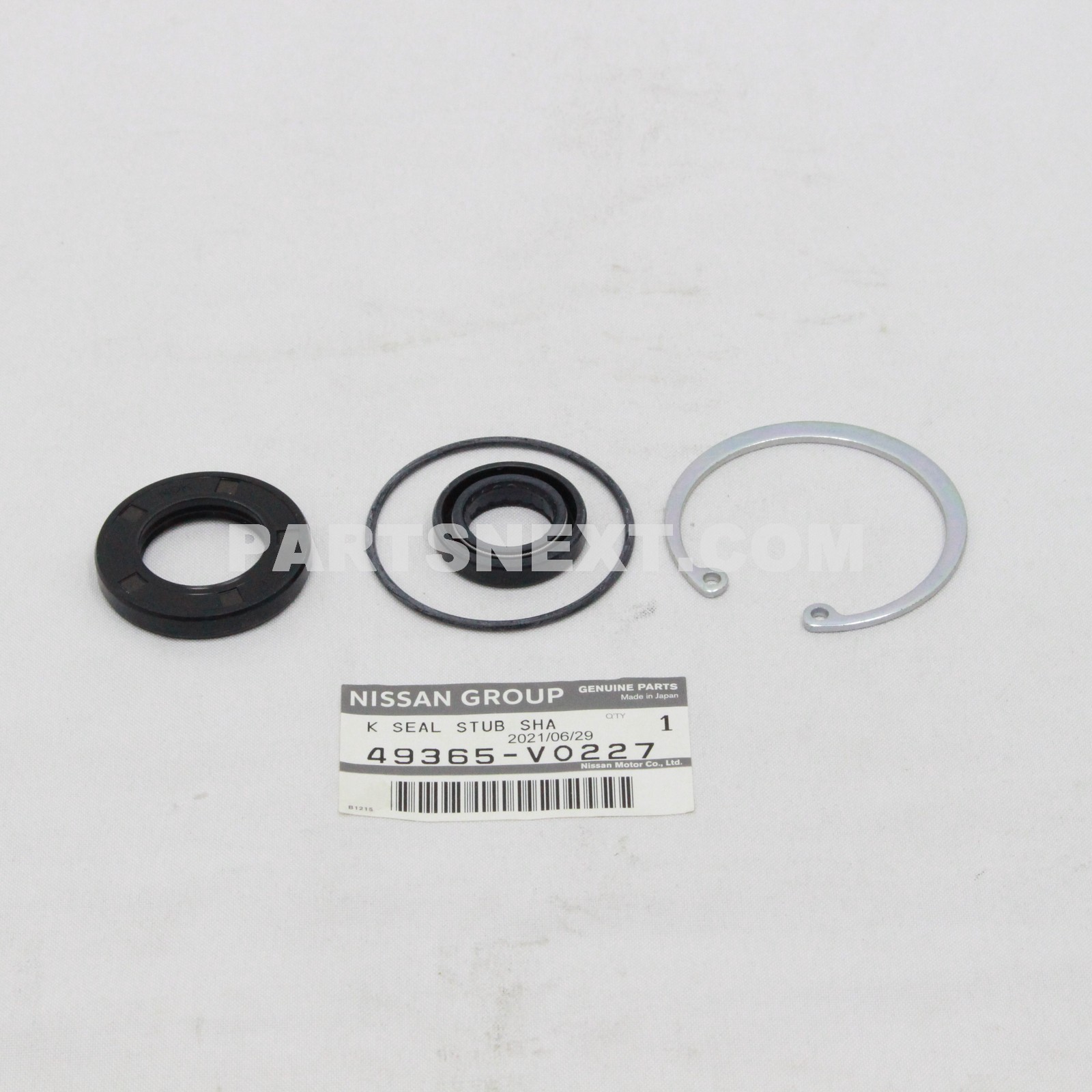 Nissan :: 49365-V0227 SEAL KIT-PINION,POWER STEERING GEAR A