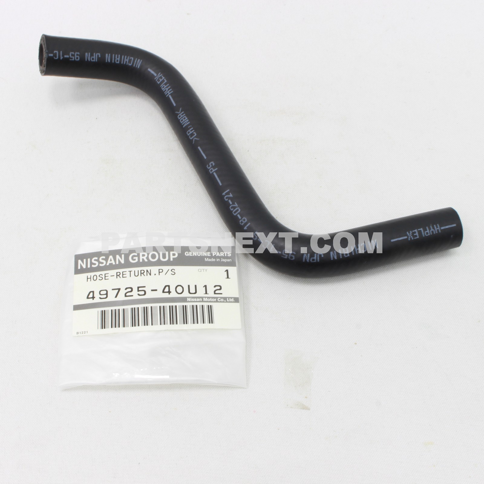 Nissan :: 49725-40U12 HOSE-RETURN,POWER STEERING