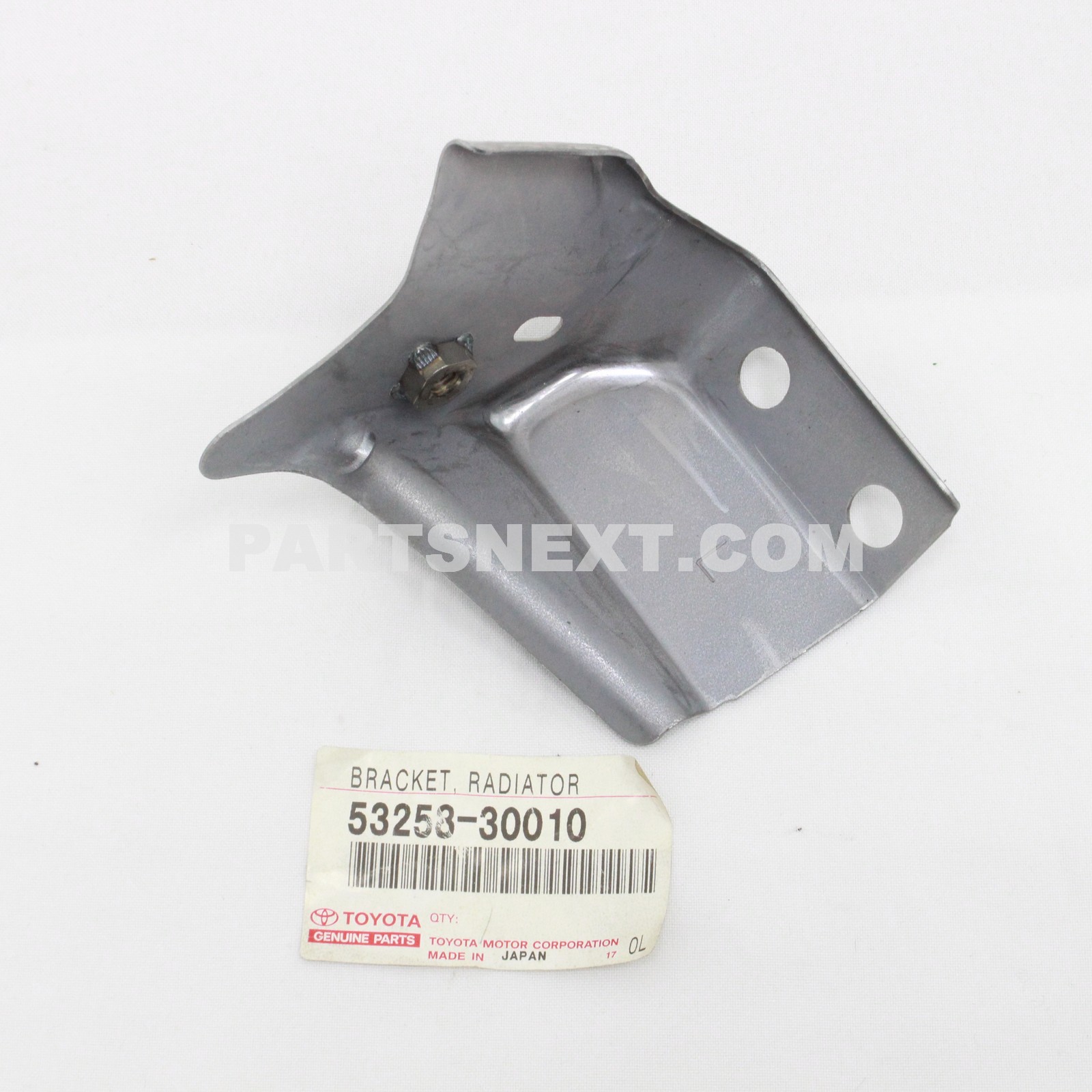 Toyota :: 53258-30010 BRACKET, RADIATOR SUPPORT TO FRONT FENDER, LH