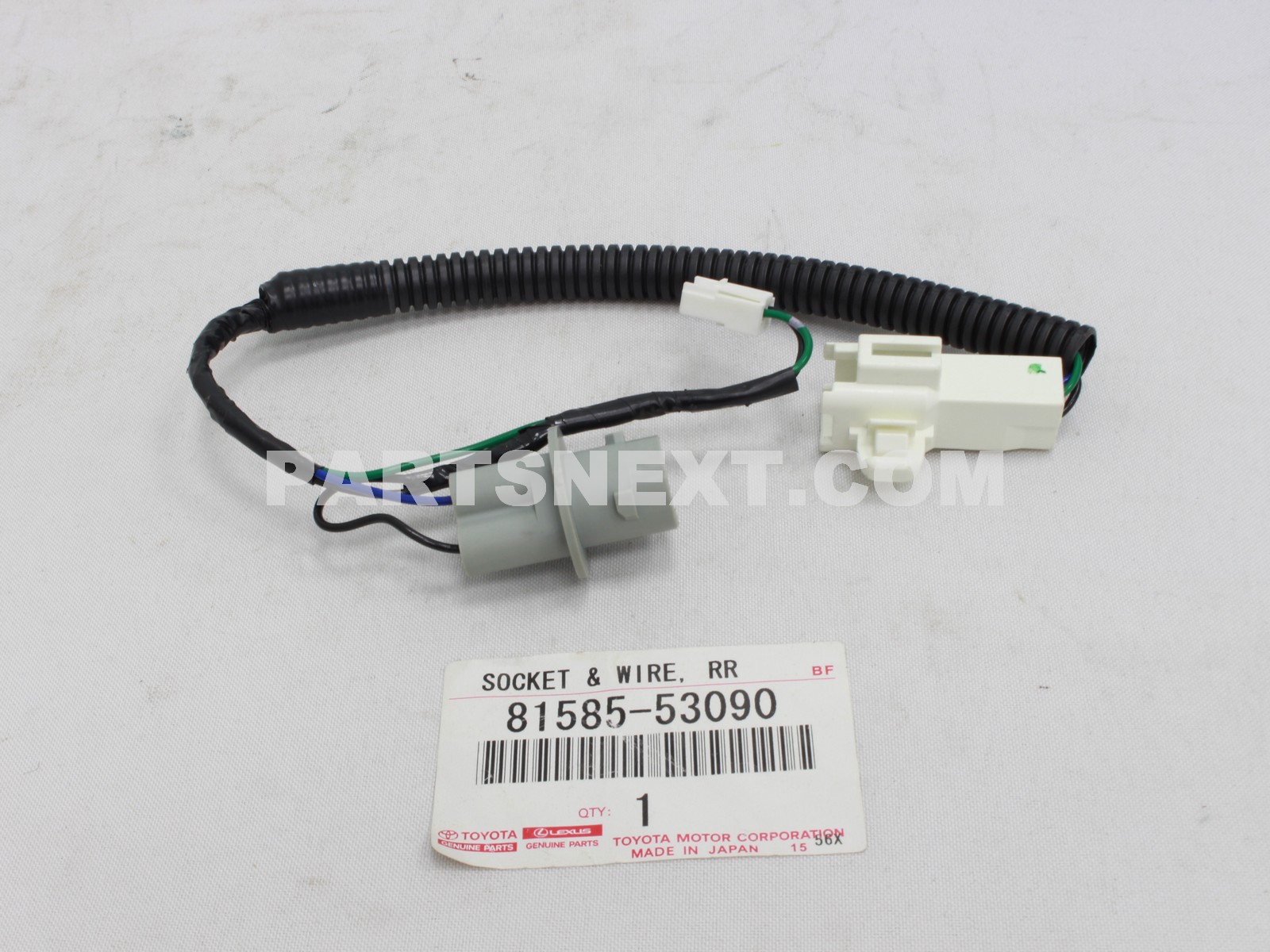 Toyota :: 81585-53090 SOCKET AND WIRE, REAR LAMP