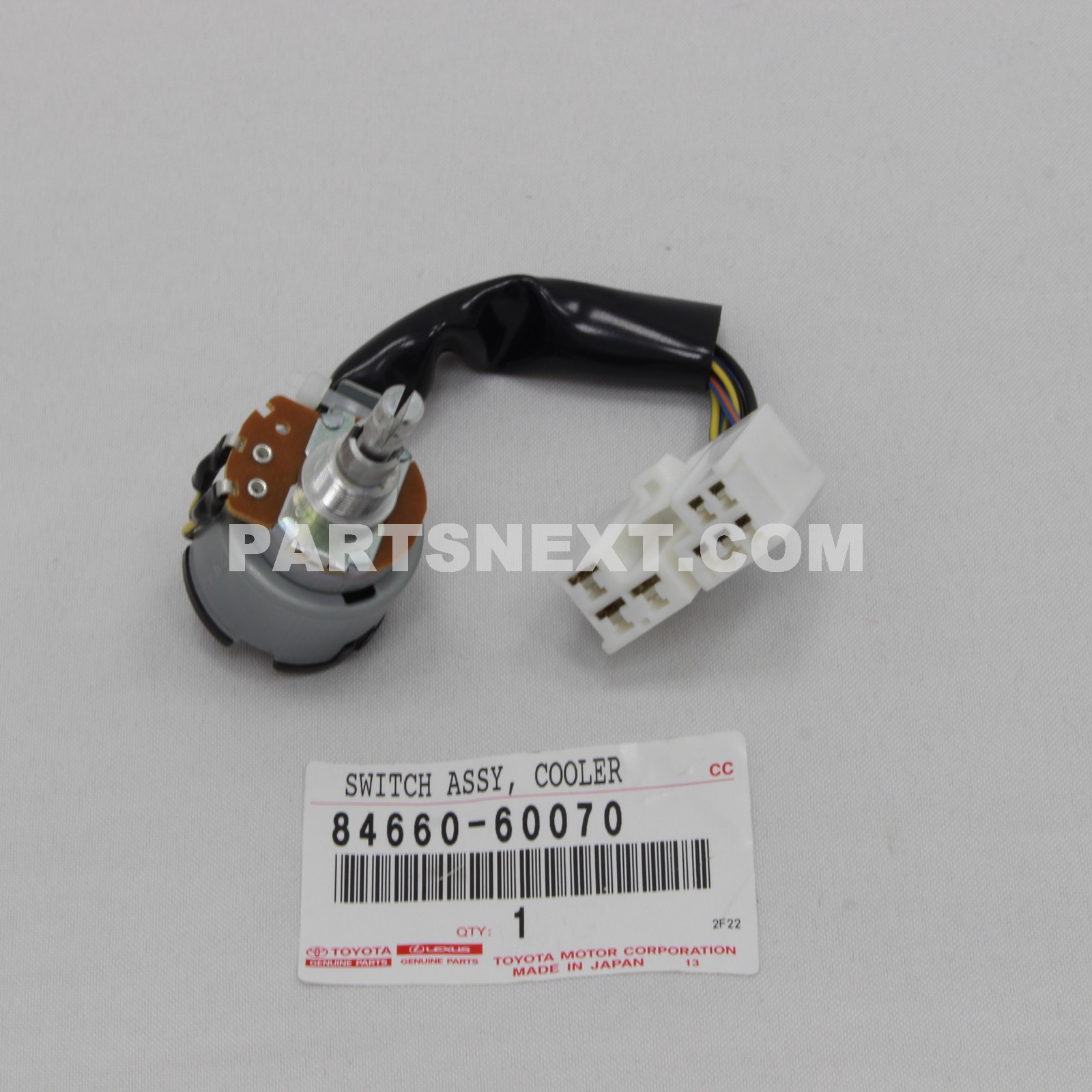 Toyota :: 84660-60070 SWITCH ASSY, HEATER BLOWER